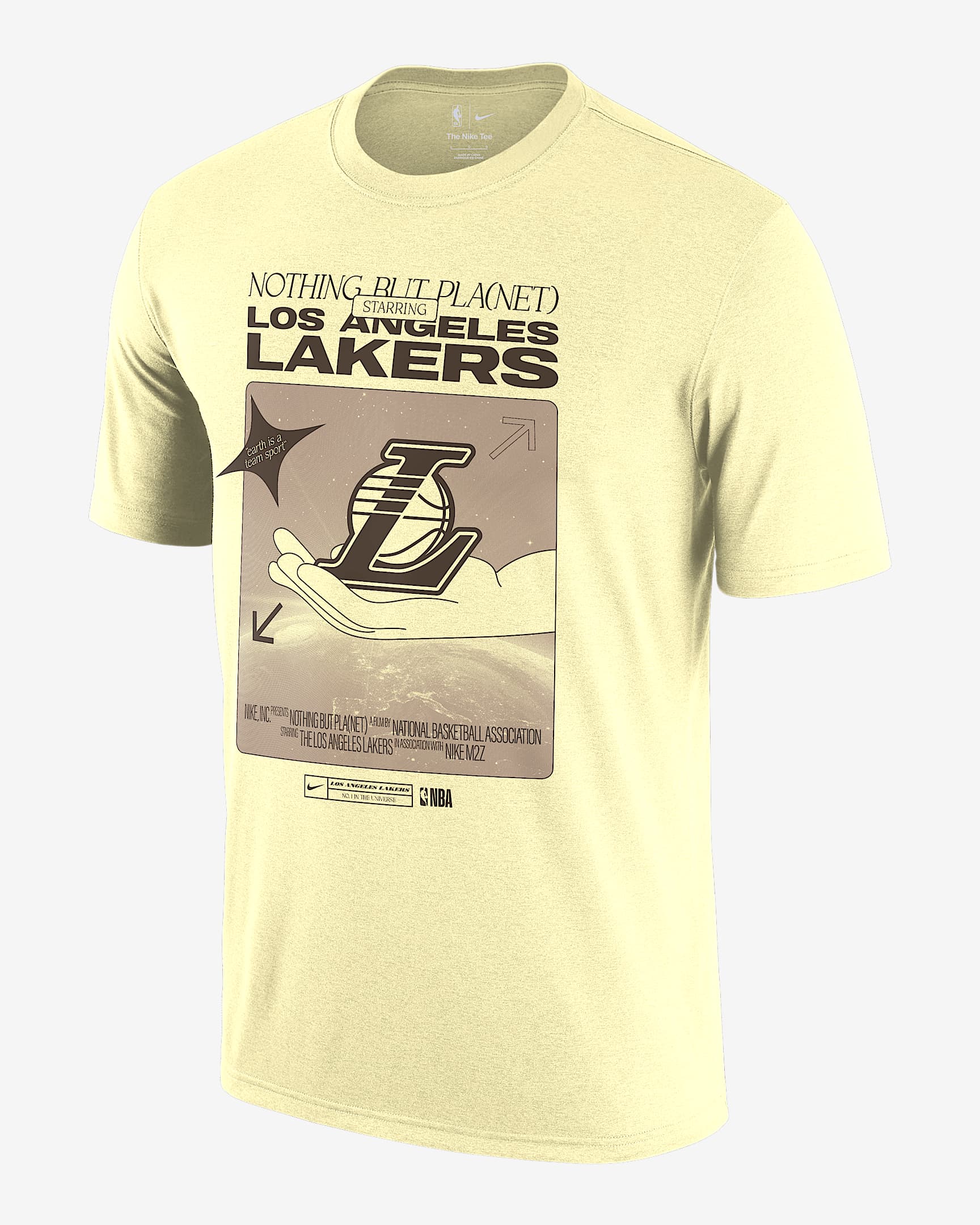 T-shirt Nike NBA Los Angeles Lakers pour homme. Nike BE