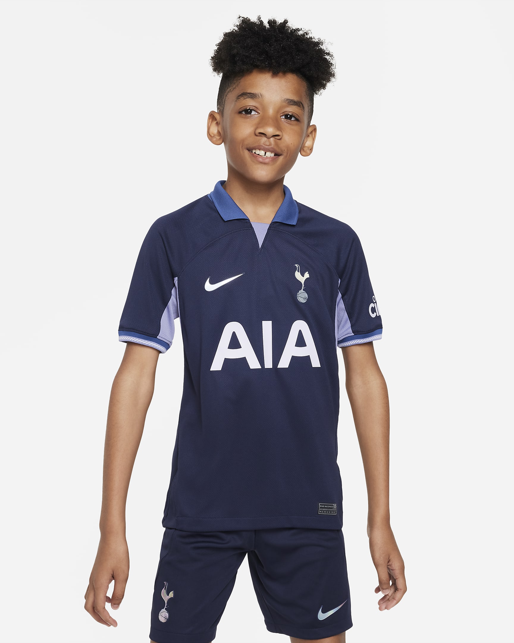 Tottenham Hotspur 2023/24 Stadium Away Older Kids' Nike Dri-FIT Football Shirt. Nike NZ