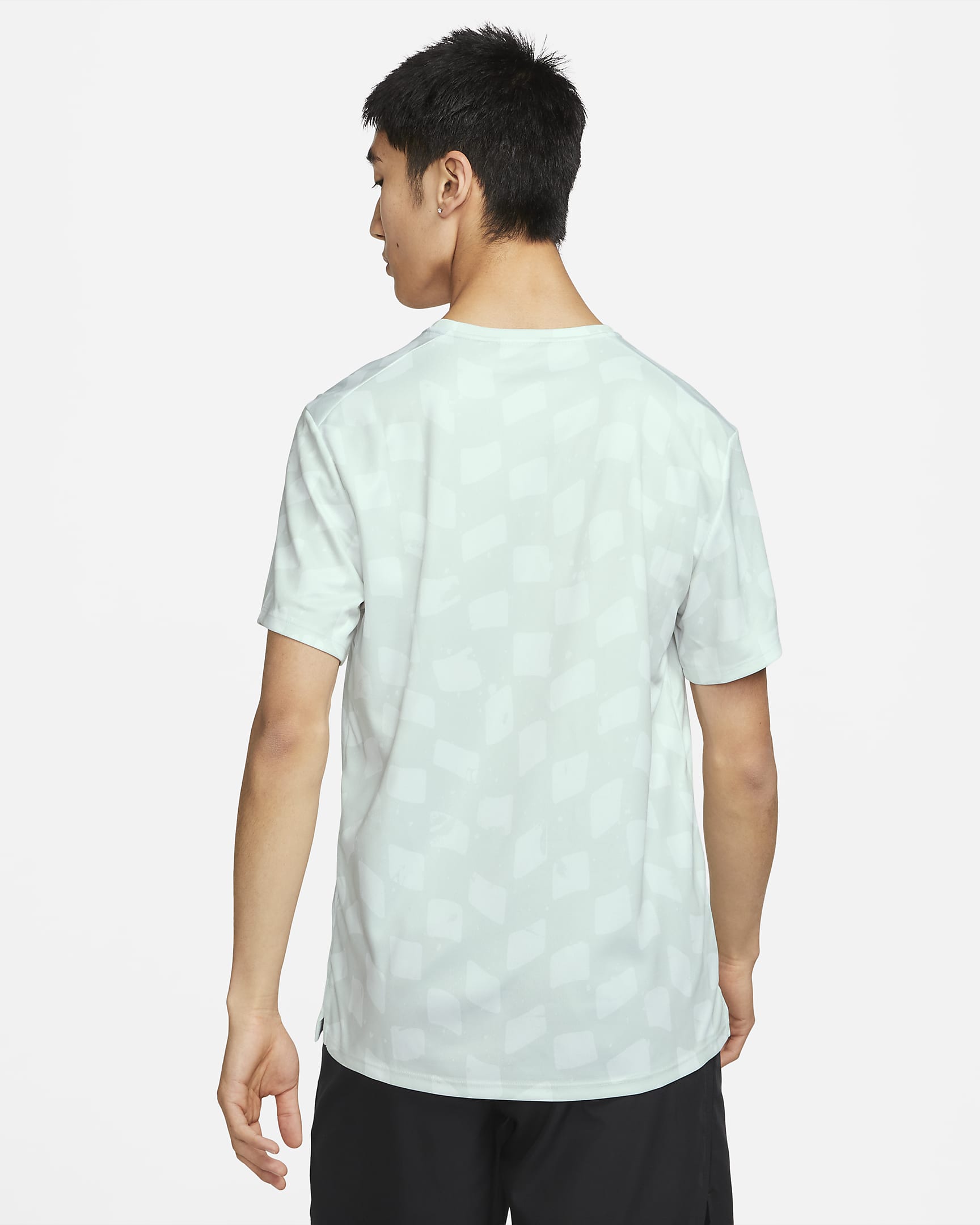 Nike Dri Fit Miler Mens Short Sleeve Running Top Nike Ph