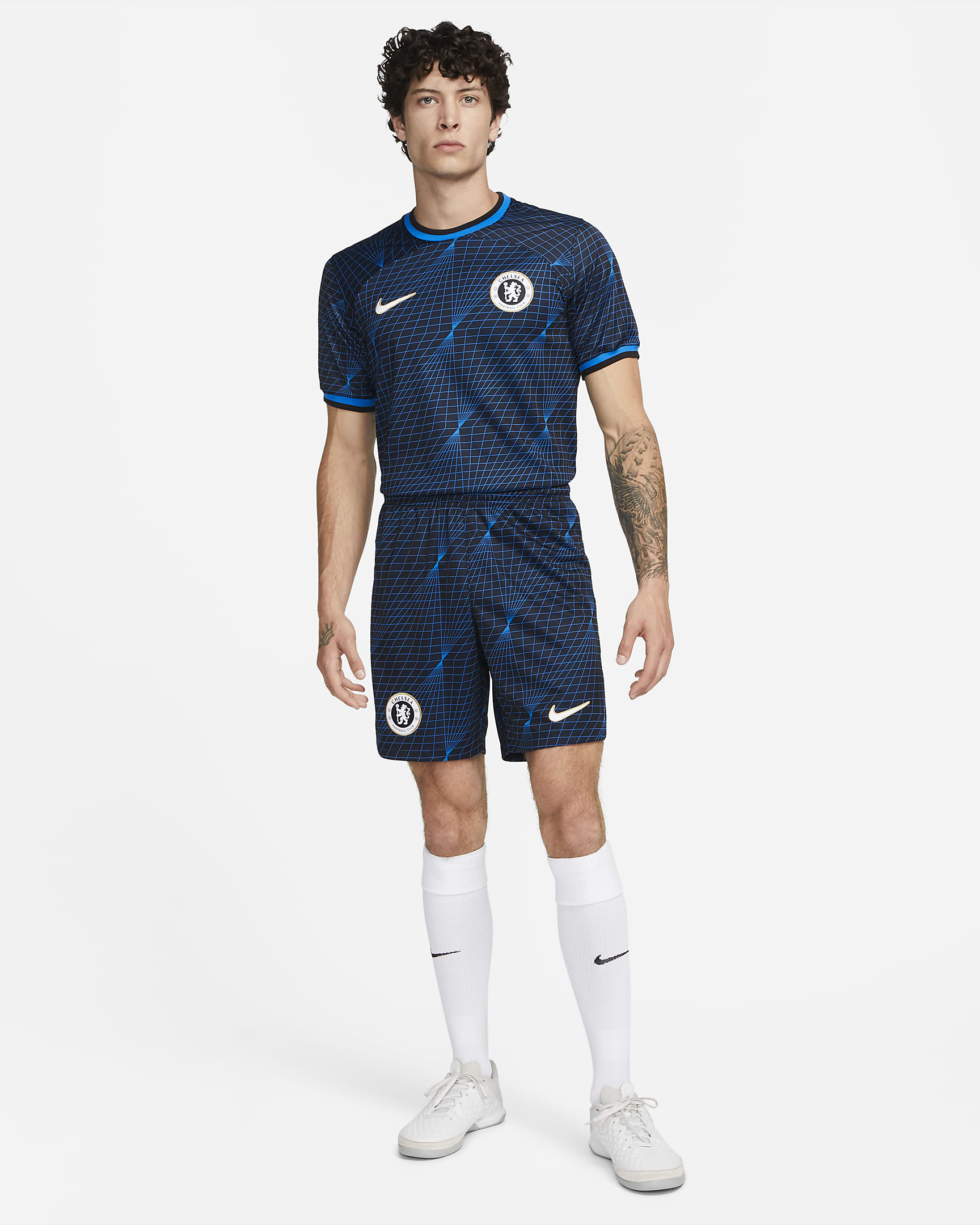 Chelsea F.C. 2023/24 Stadium Away Men's Nike Dri-FIT Football Shorts. Nike NZ