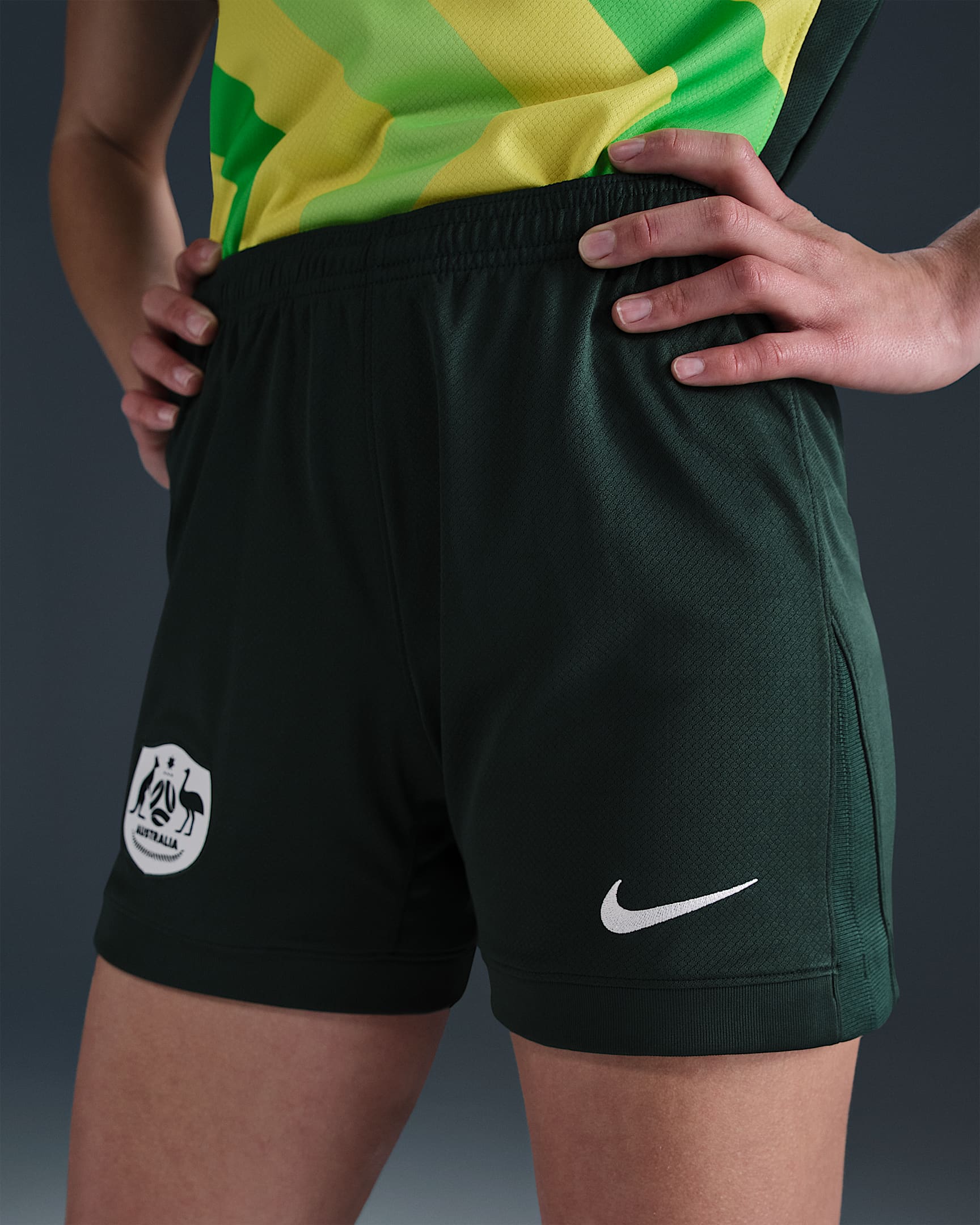 Australia 2025/26 Stadium Home Women's Nike Dri-FIT Football Replica ...