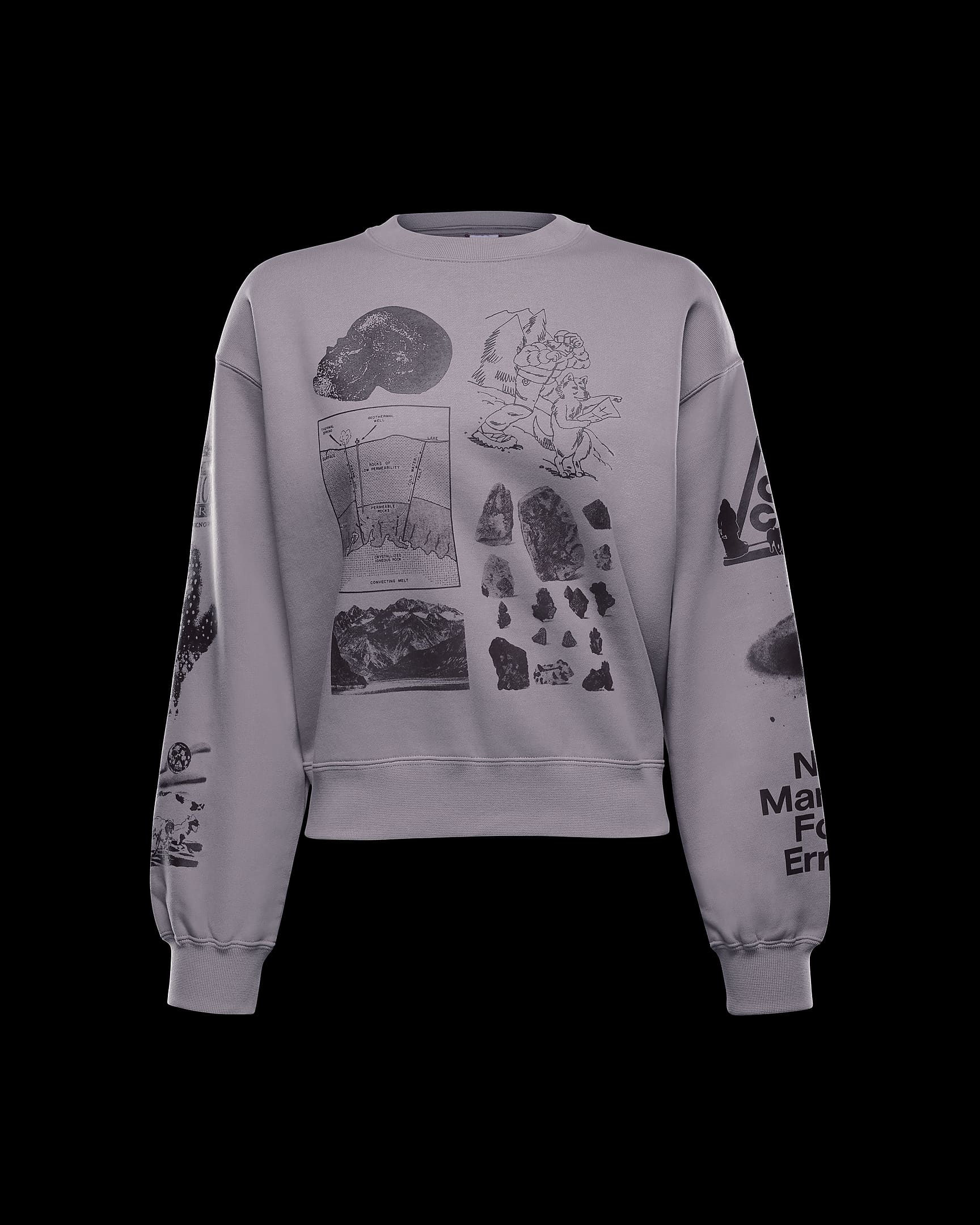 Nike ACG 'Tuff Fleece' Women's Therma-FIT Repel Crew-Neck Sweatshirt ...