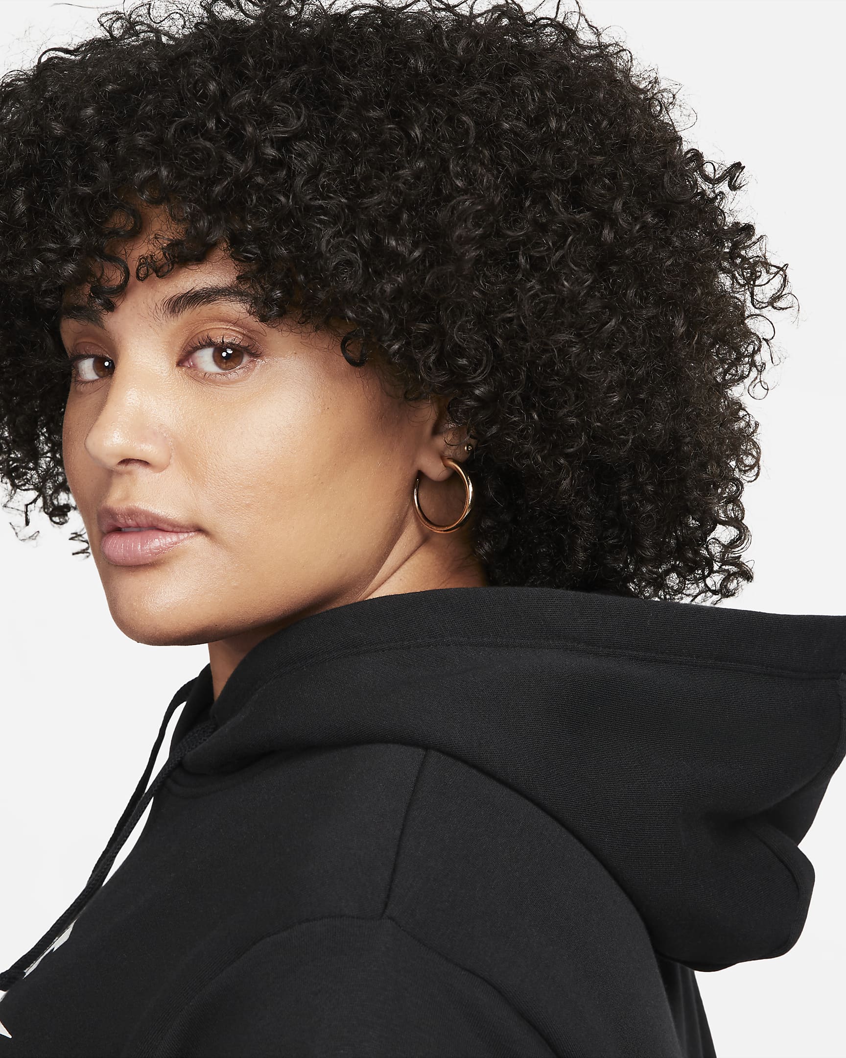Nike Sportswear Club Fleece Womens Pullover Hoodie Plus Size Nike Ie