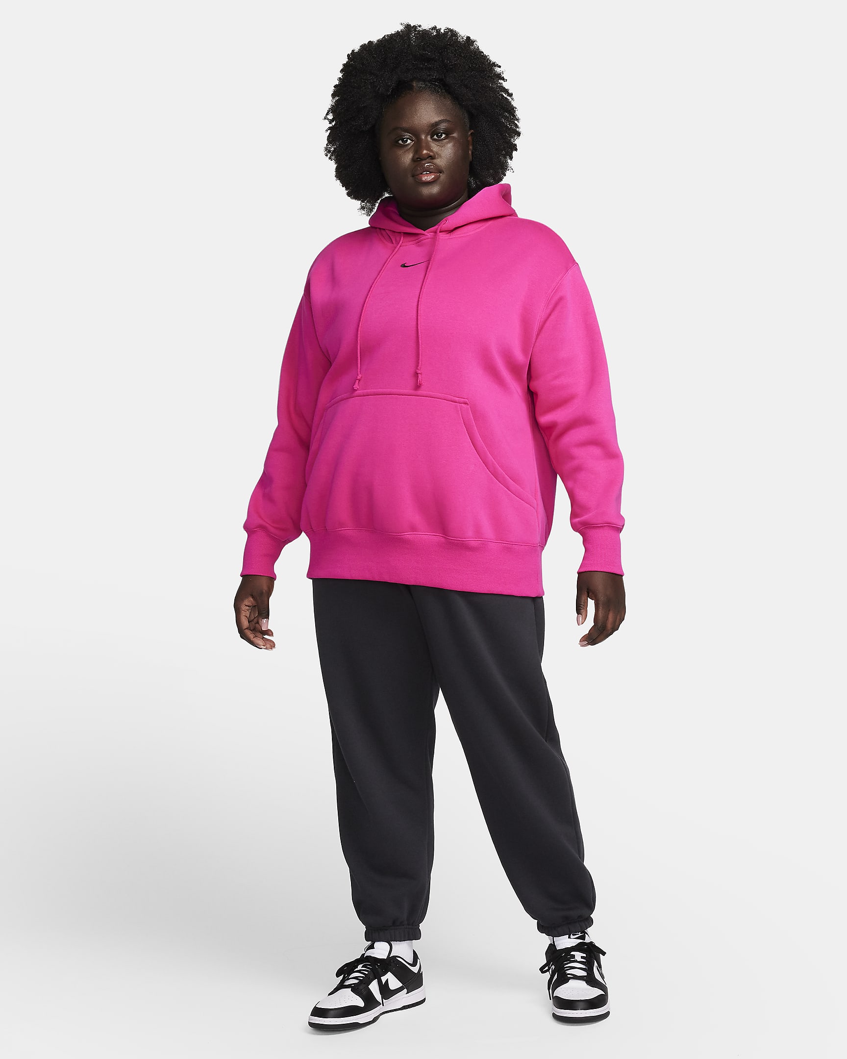 Nike Sportswear Phoenix Fleece Women's Oversized Pullover Hoodie (Plus Size). Nike BG
