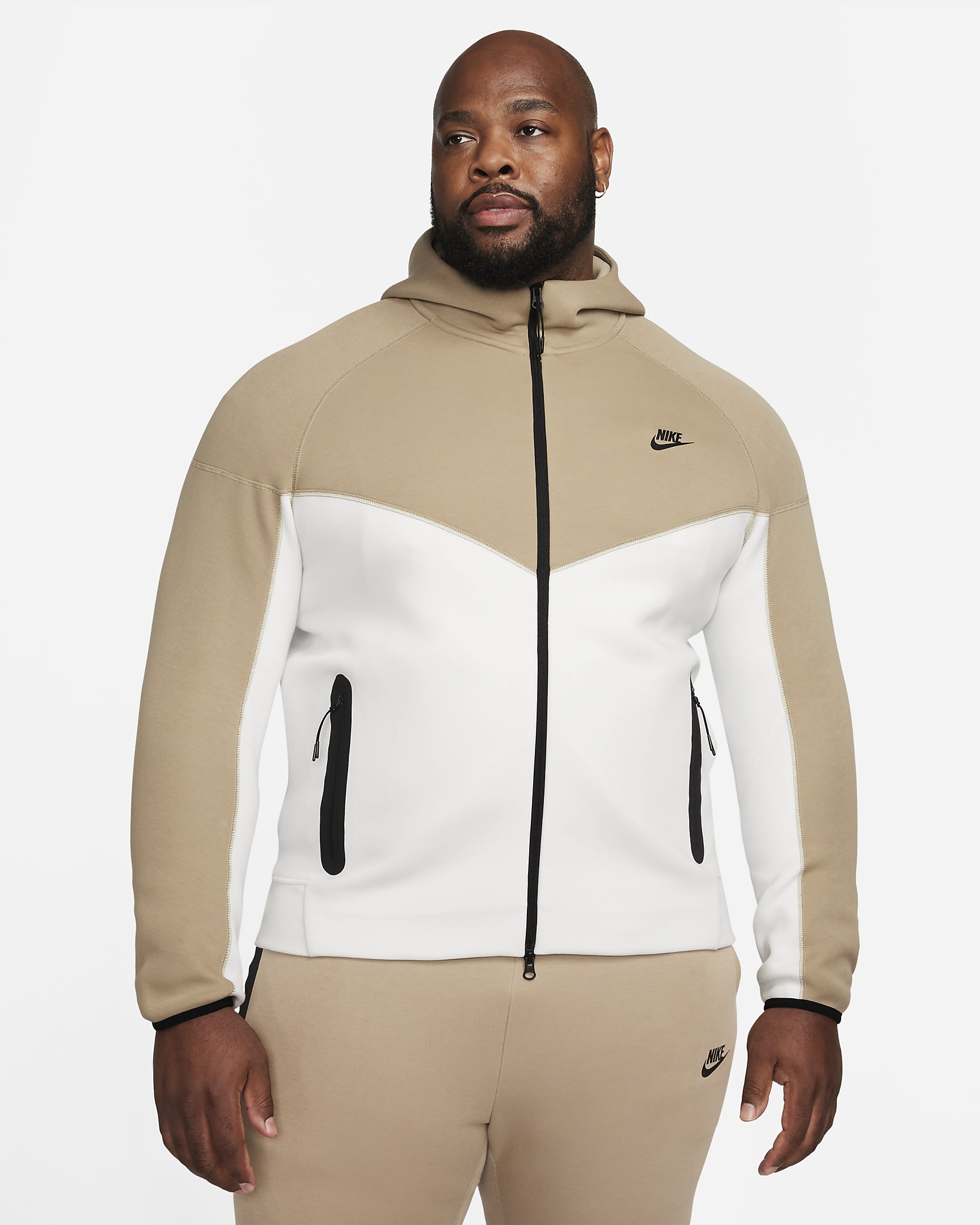 Sweat à Capuche Et Zip Nike Sportswear Tech Fleece Windrunner Pour