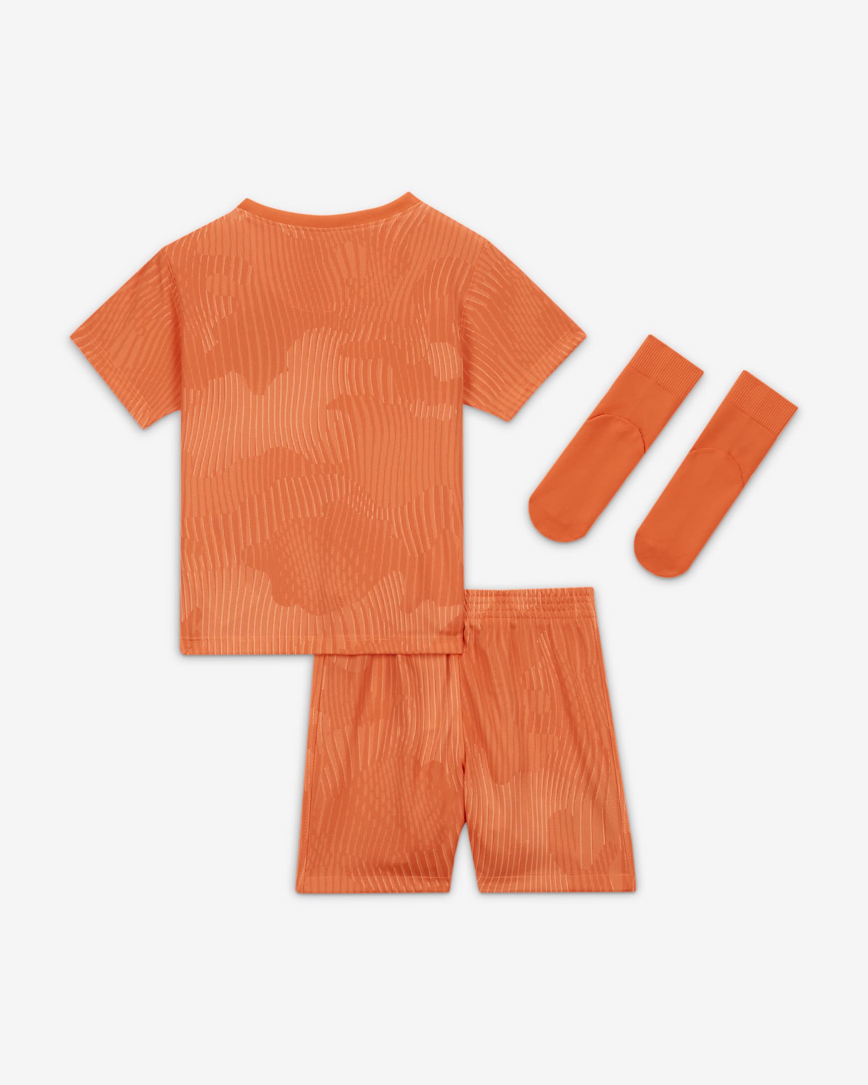Netherlands 2023 Home Baby/Toddler Nike Dri-FIT 3-Piece Kit. Nike LU