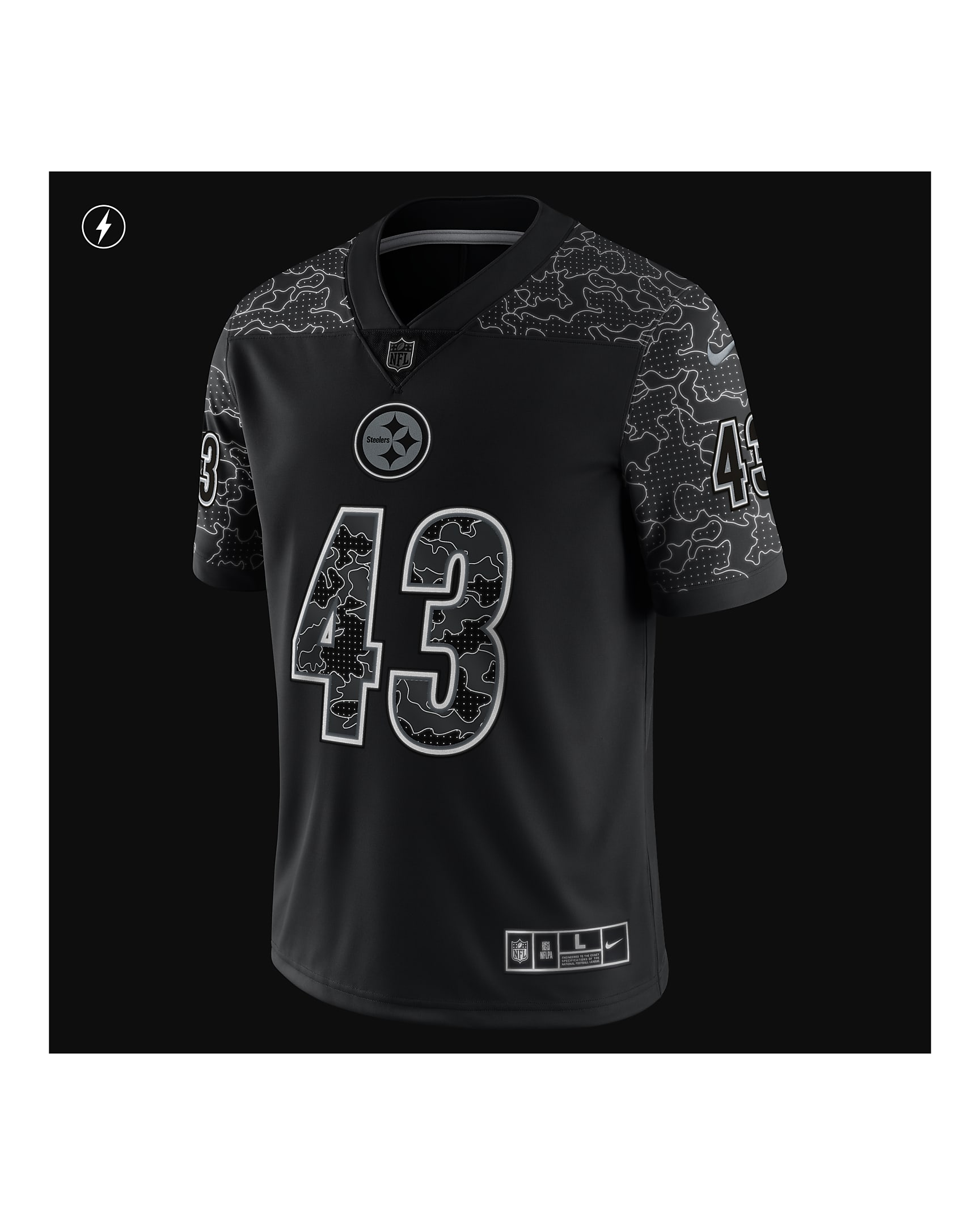 Jersey de fútbol americano Fashion para hombre NFL Pittsburgh Steelers ...