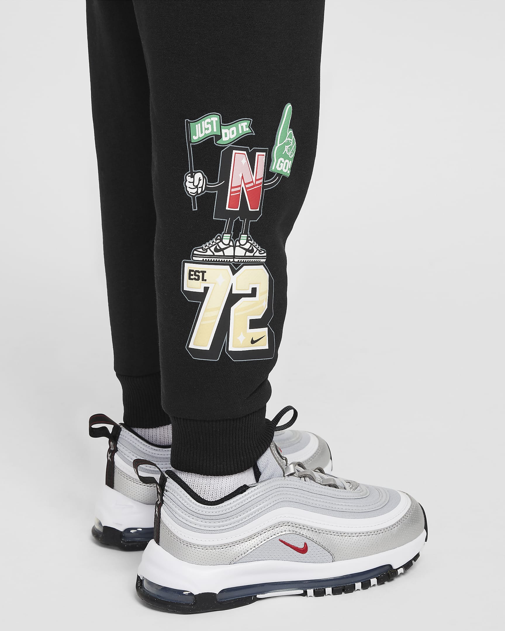 Conjunto de dos piezas de tejido Fleece infantil Nike Step Up Your Game ...