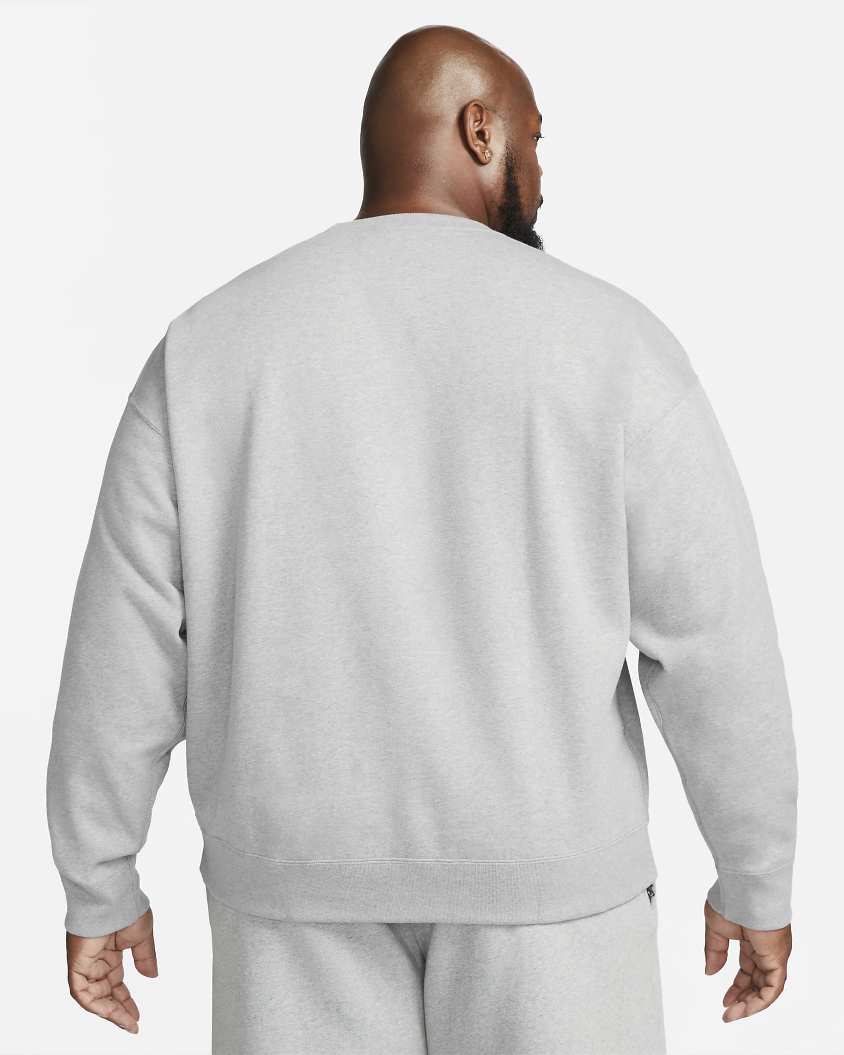 Nike Solo Swoosh Men's Fleece Crew. Nike CZ