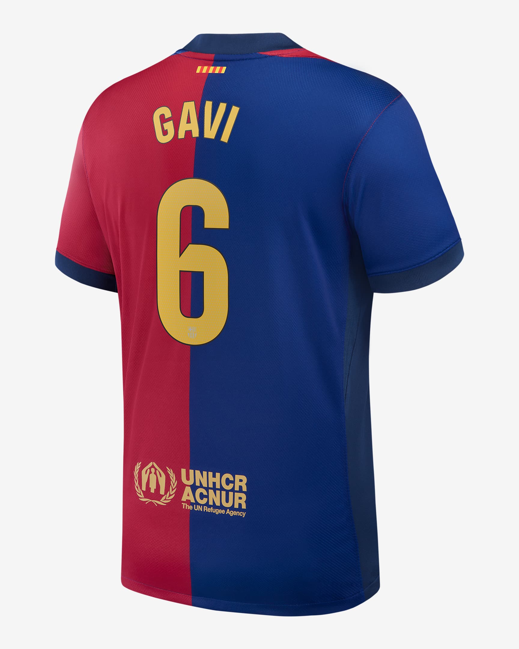 Gavi Barcelona 2024/25 Stadium Home Men's Nike Dri-FIT Soccer Jersey. Nike.com