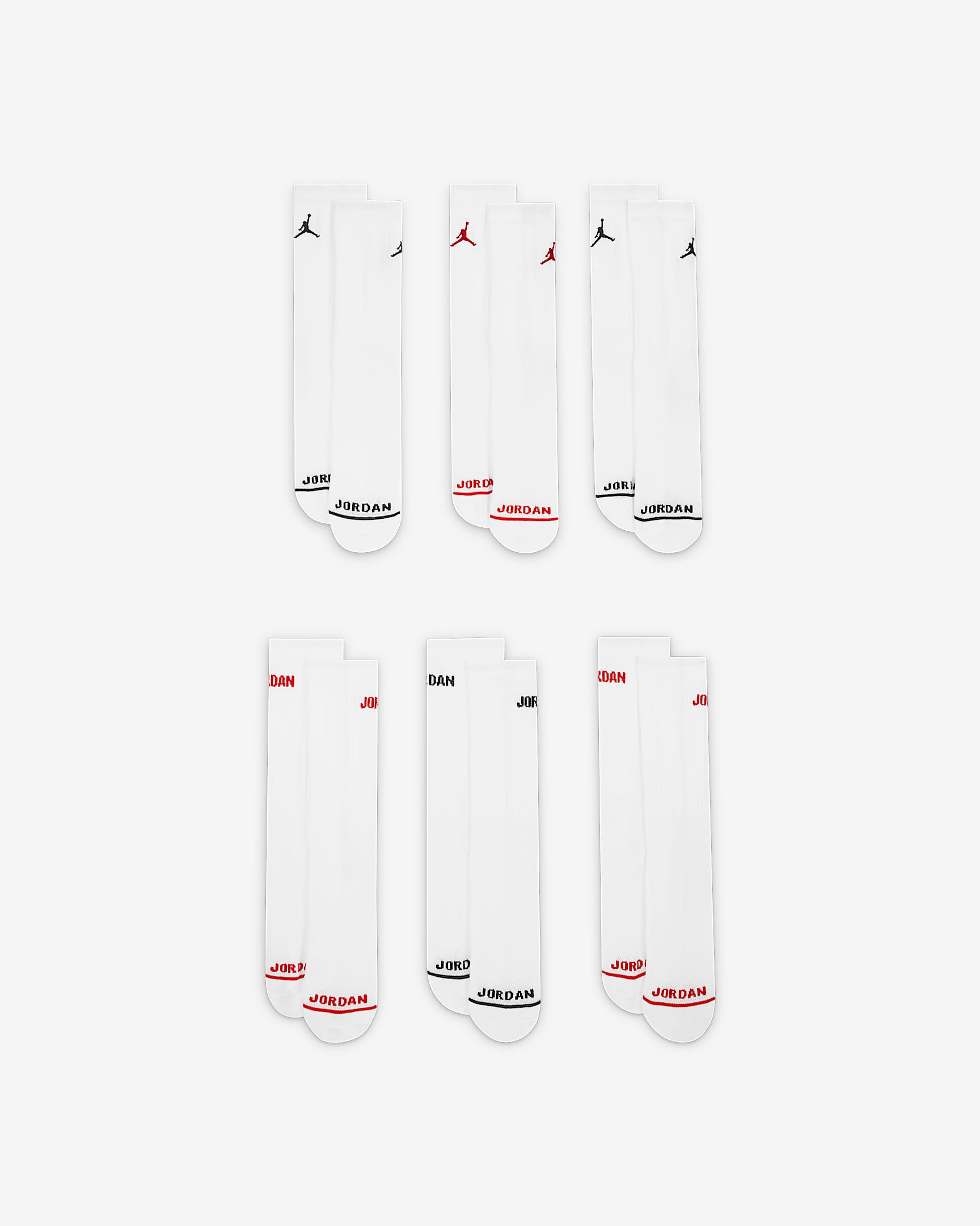 Jordan Younger Kids' Ankle Socks (6 Pairs). Nike IE