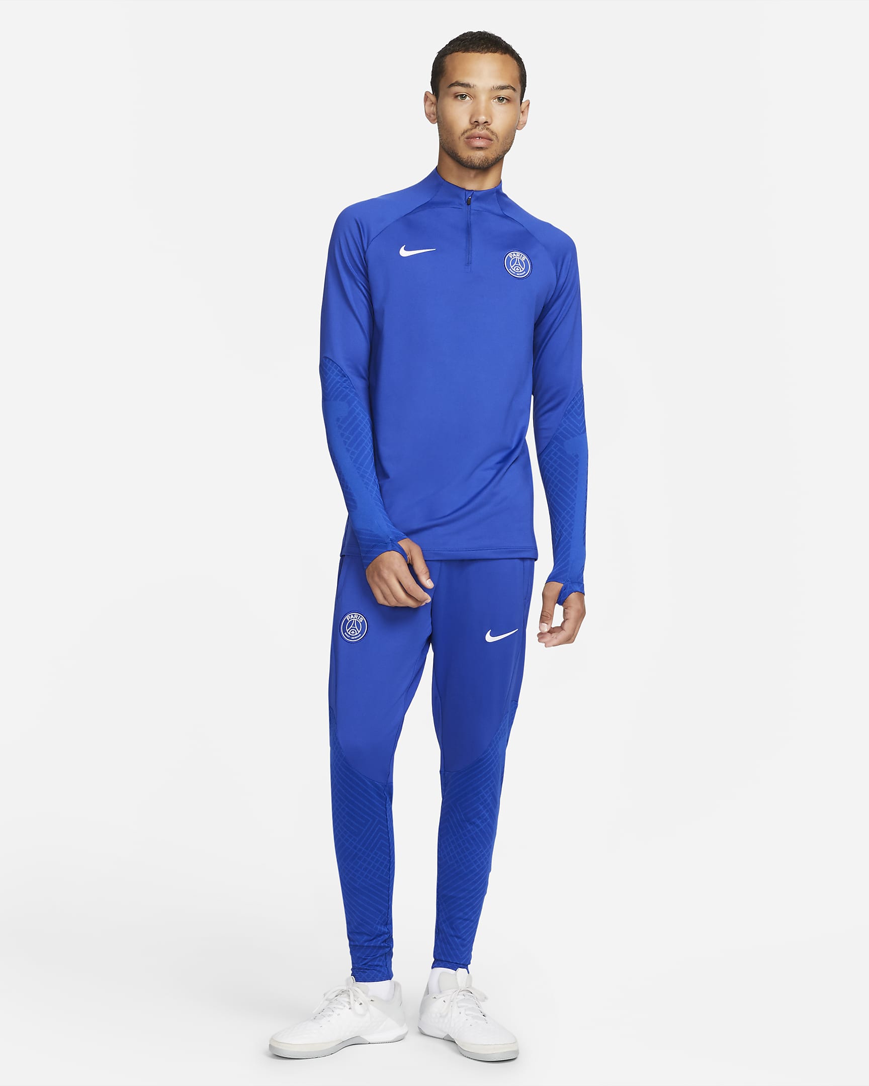 Paris Saint-Germain Strike Men's Nike Dri-FIT Knit Football Drill Top ...