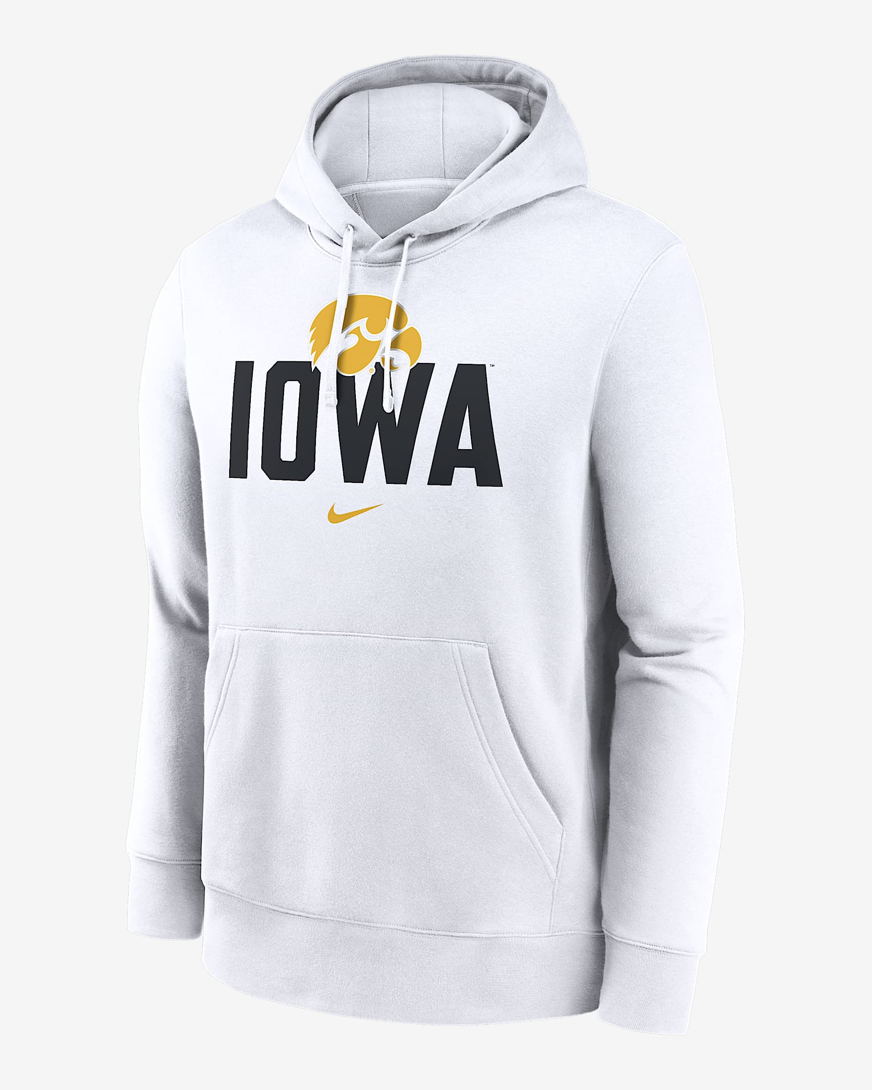 Iowa Hawkeyes Primetime Club Campus Men's Nike College Pullover Hoodie. Nike.com