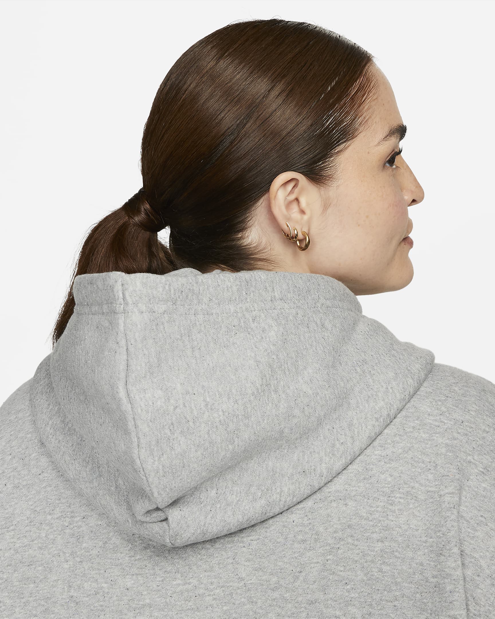 Nike Sportswear Essentials Womens Fleece Full Zip Hoodie Plus Size