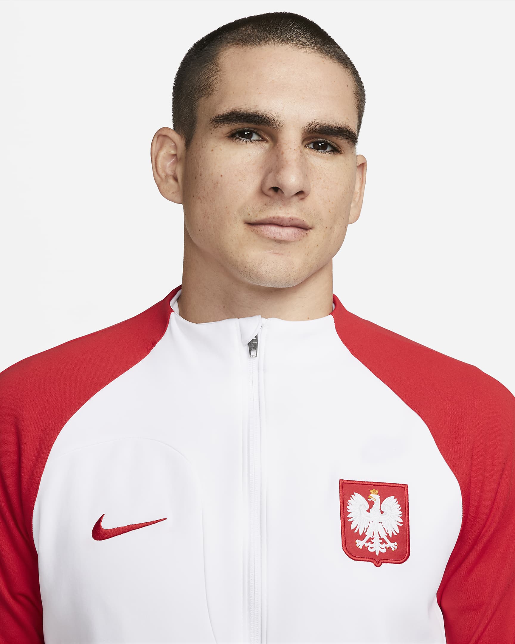 Poland Academy Pro Men's Knit Football Jacket. Nike UK