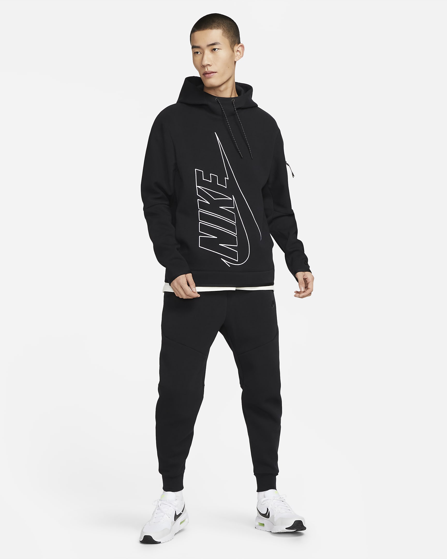 Nike Tech Fleece Mens Pullover Graphic Hoodie Nike In