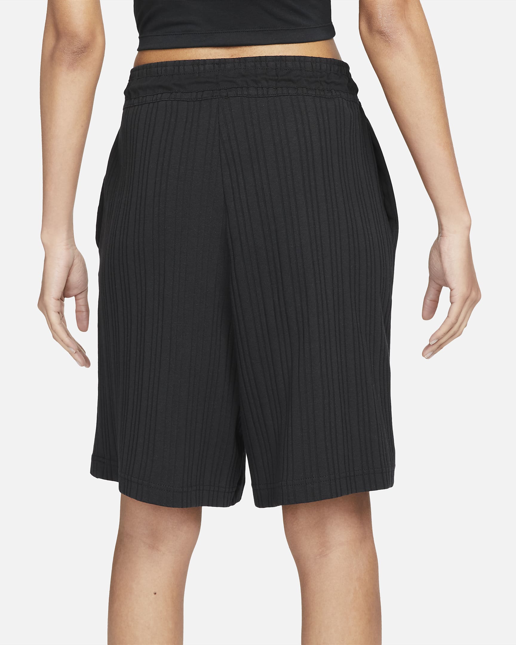 Nike Sportswear Women's Ribbed Jersey Baller Shorts. Nike IE