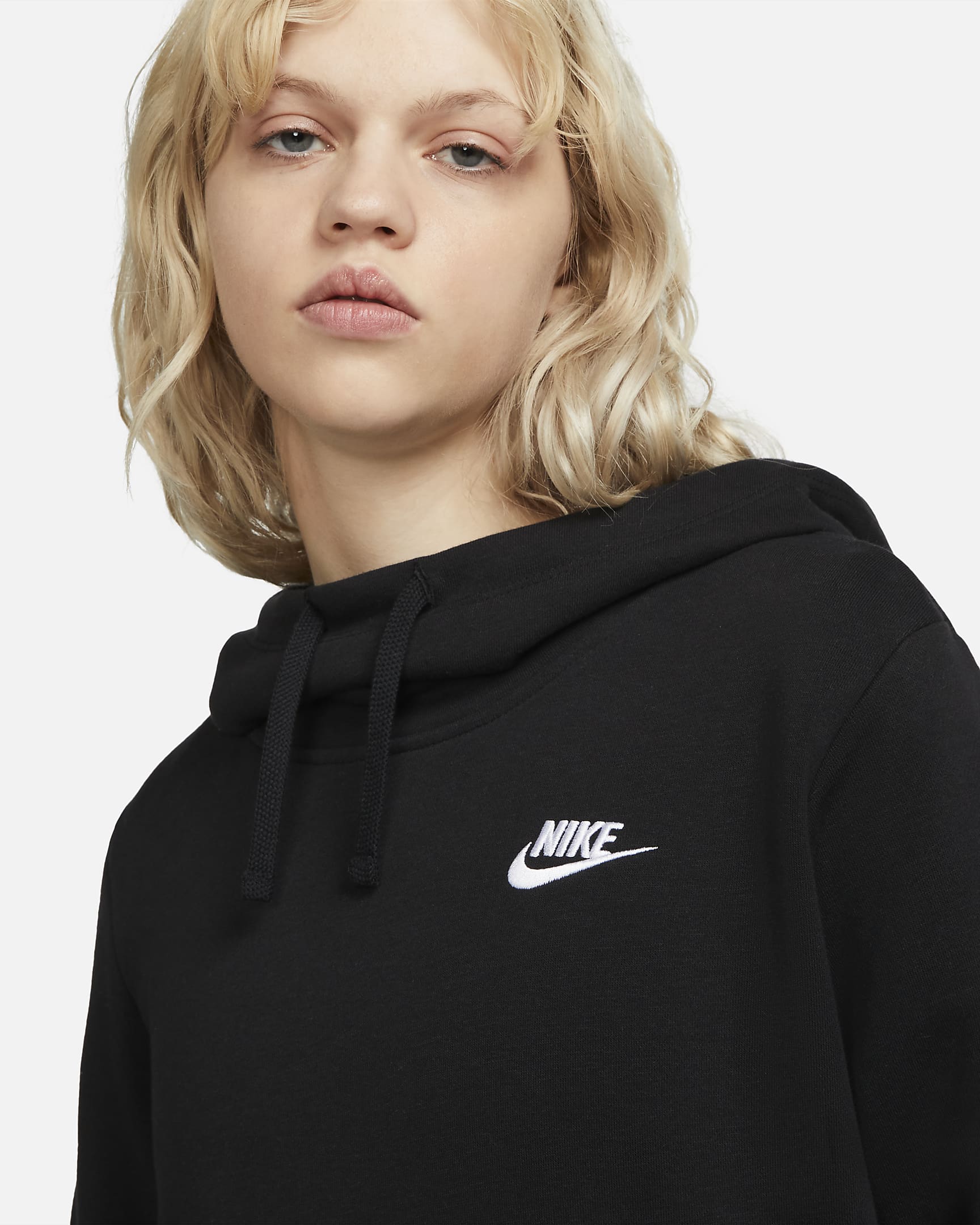 Nike Sportswear Club Fleece Womens Funnel Neck Hoodie Nike Uk