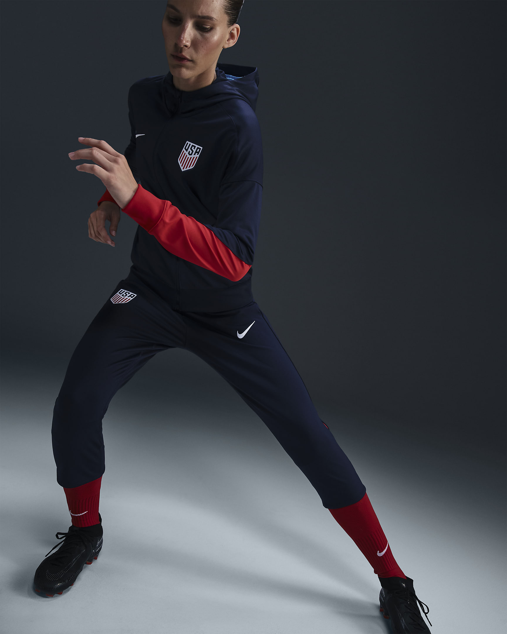 Pants de fútbol Nike Dri-FIT de 3/4 para mujer de la selección nacional ...