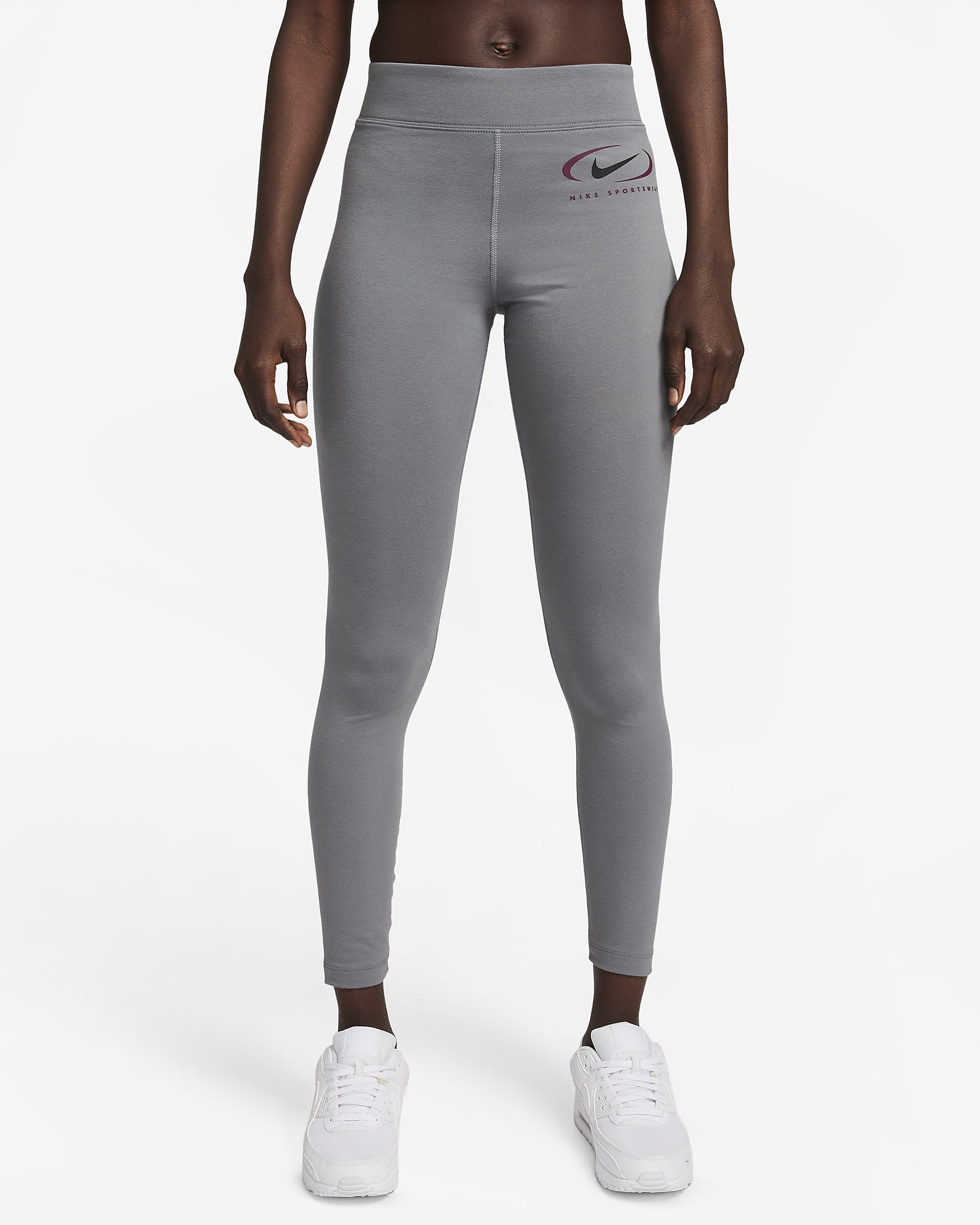 Nike Sportswear Womens High Waisted Full Length Graphic Leggings Nike Se