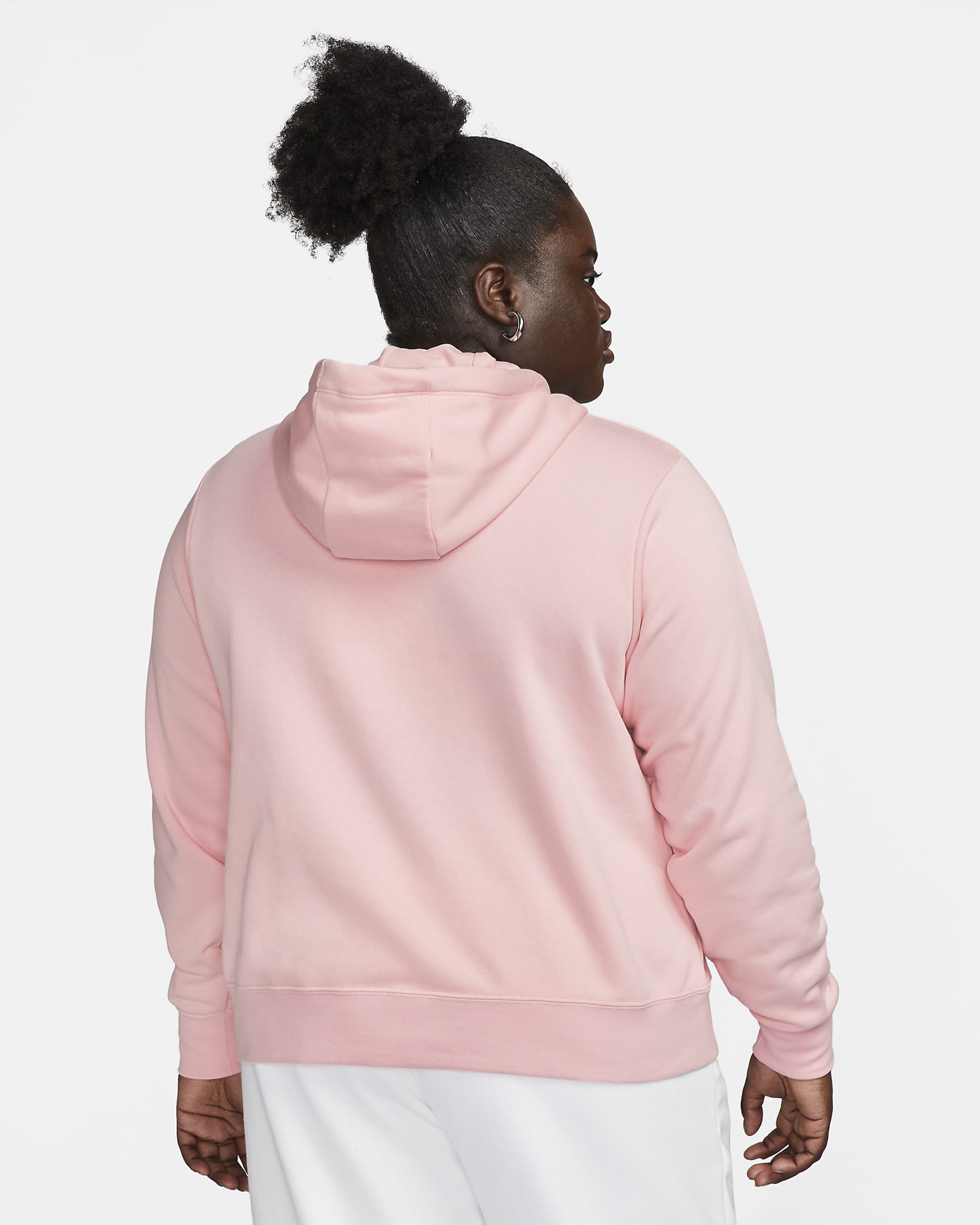 Nike Sportswear Club Fleece Womens Pullover Hoodie Plus Size Nike Ie