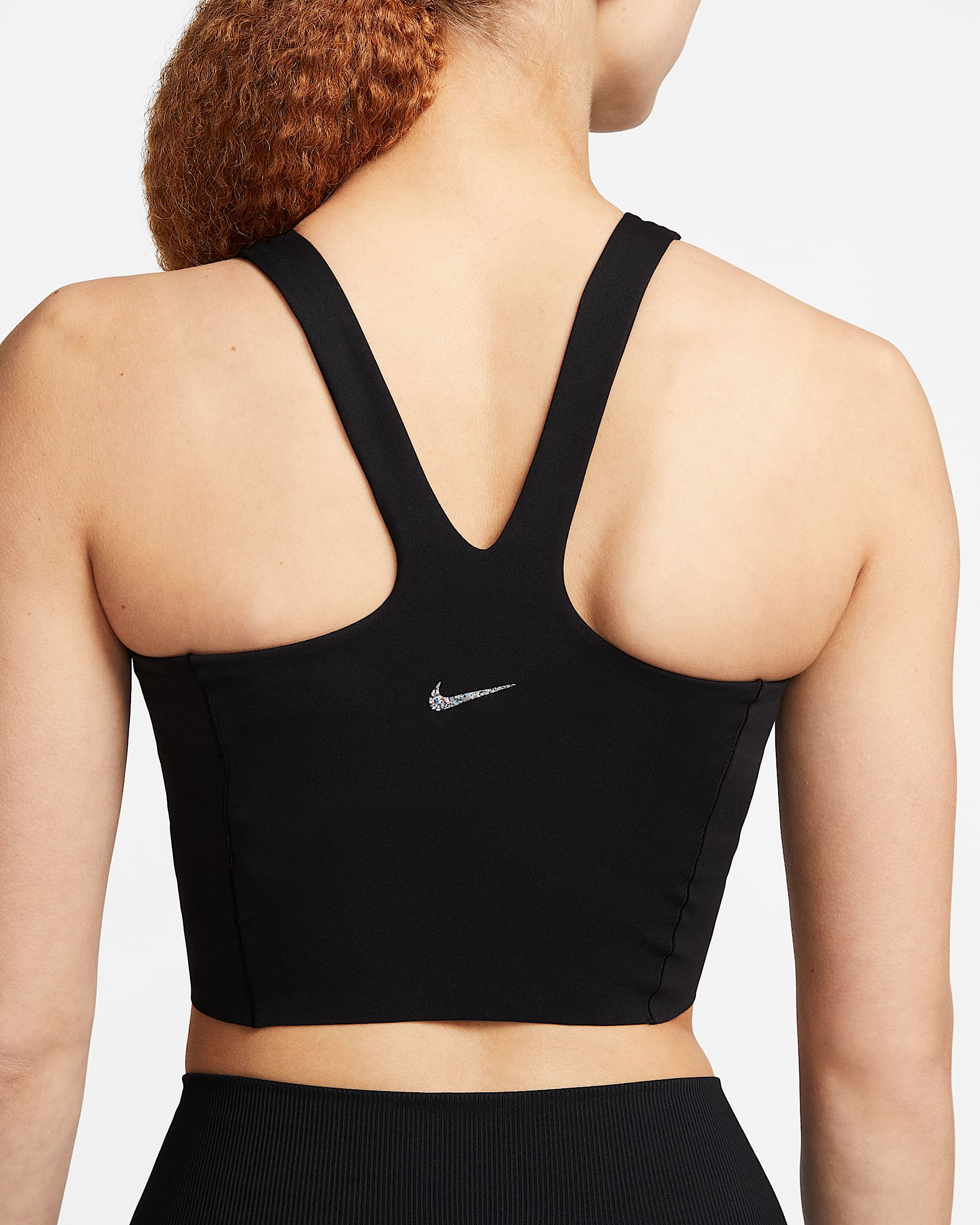 Nike Yoga Dri-FIT Luxe Women's Shelf-Bra Cropped Tank. Nike HU