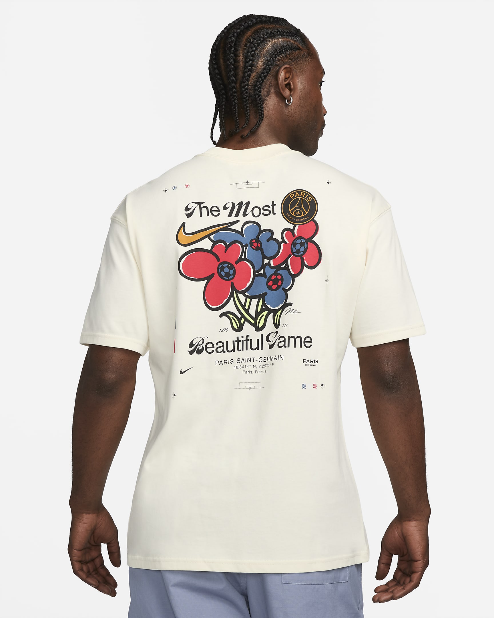 Paris Saint-Germain Max90 Men's Nike Football T-Shirt. Nike PH