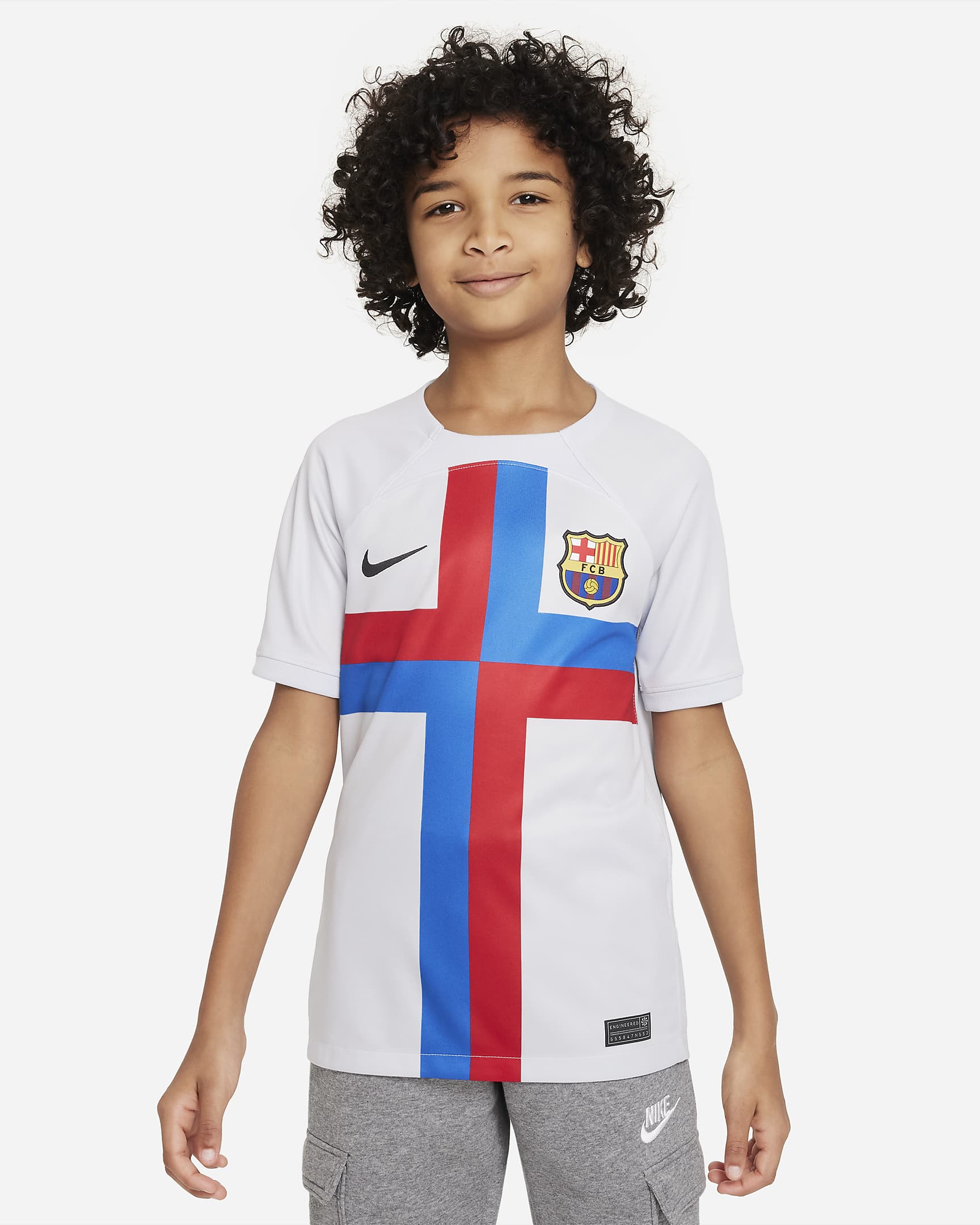 F.C. Barcelona 2022/23 Stadium Third Older Kids' Nike Dri-FIT Football ...