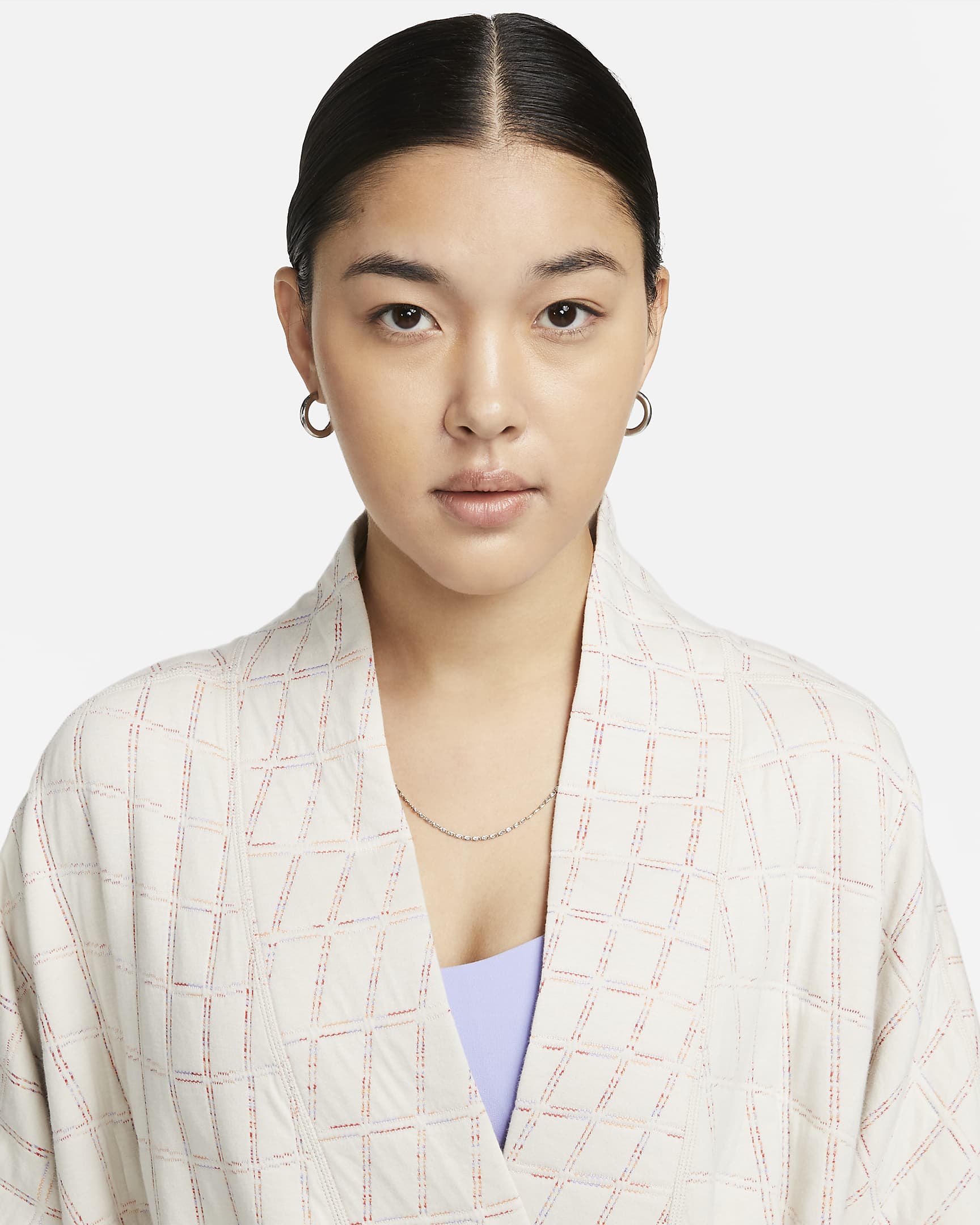 Nike Yoga Therma-FIT Luxe Women's Jacquard Top. Nike NL