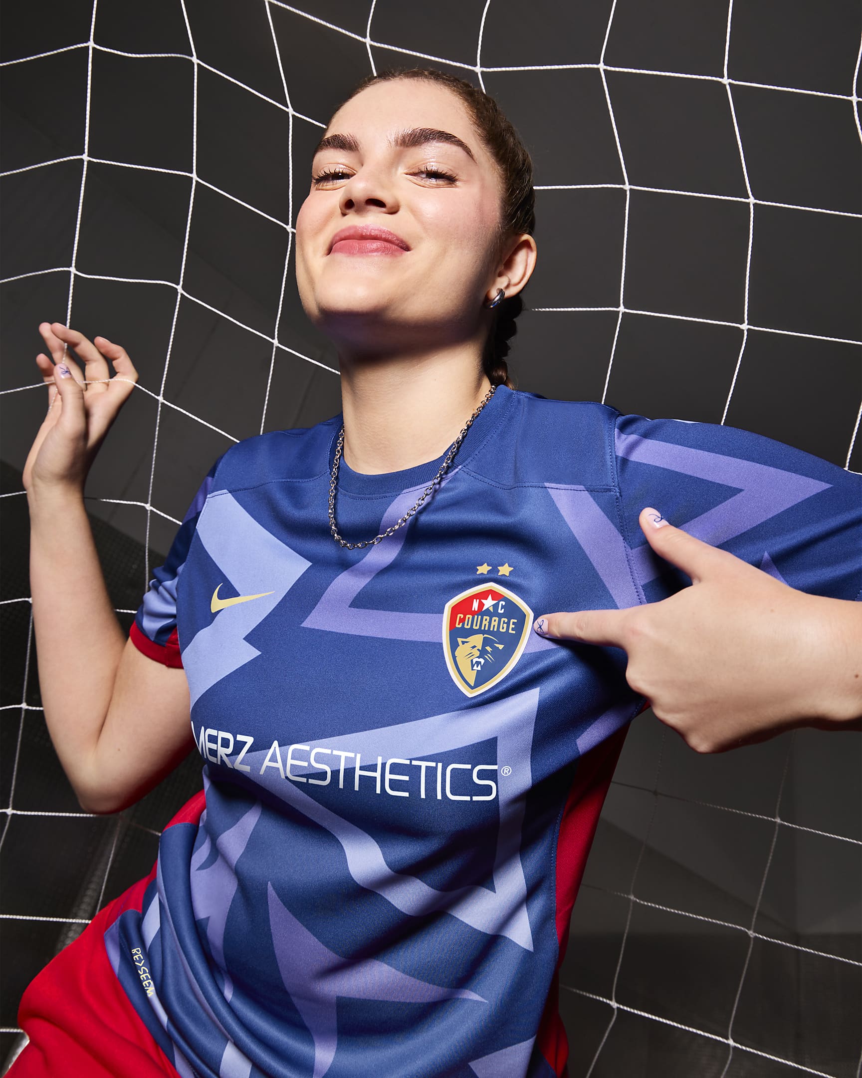 North Carolina Courage 2024 Stadium Primary Women's Nike Dri-FIT NWSL ...