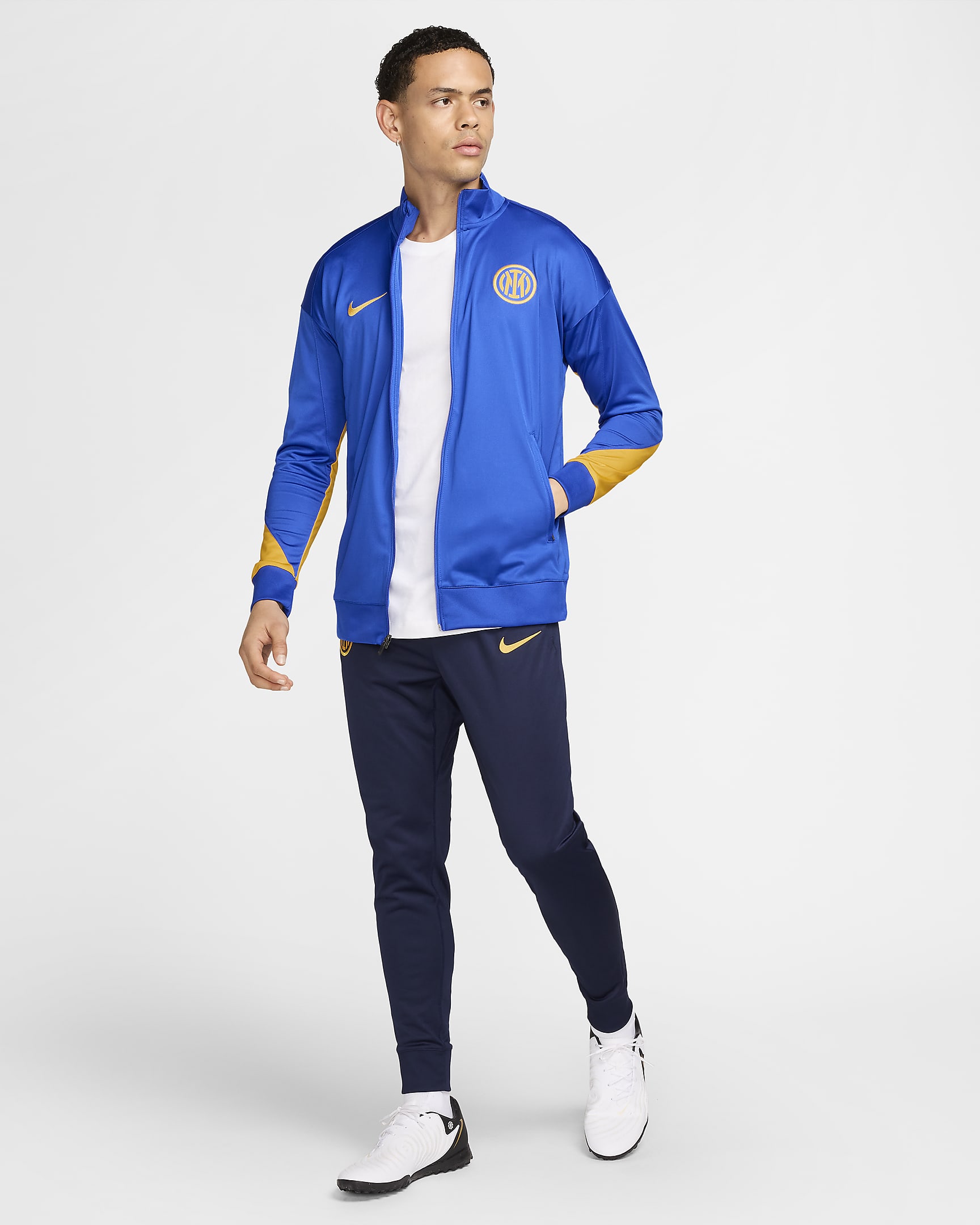Inter Milan Strike Third Men's Nike Dri-FIT Football Knit Tracksuit. Nike IL