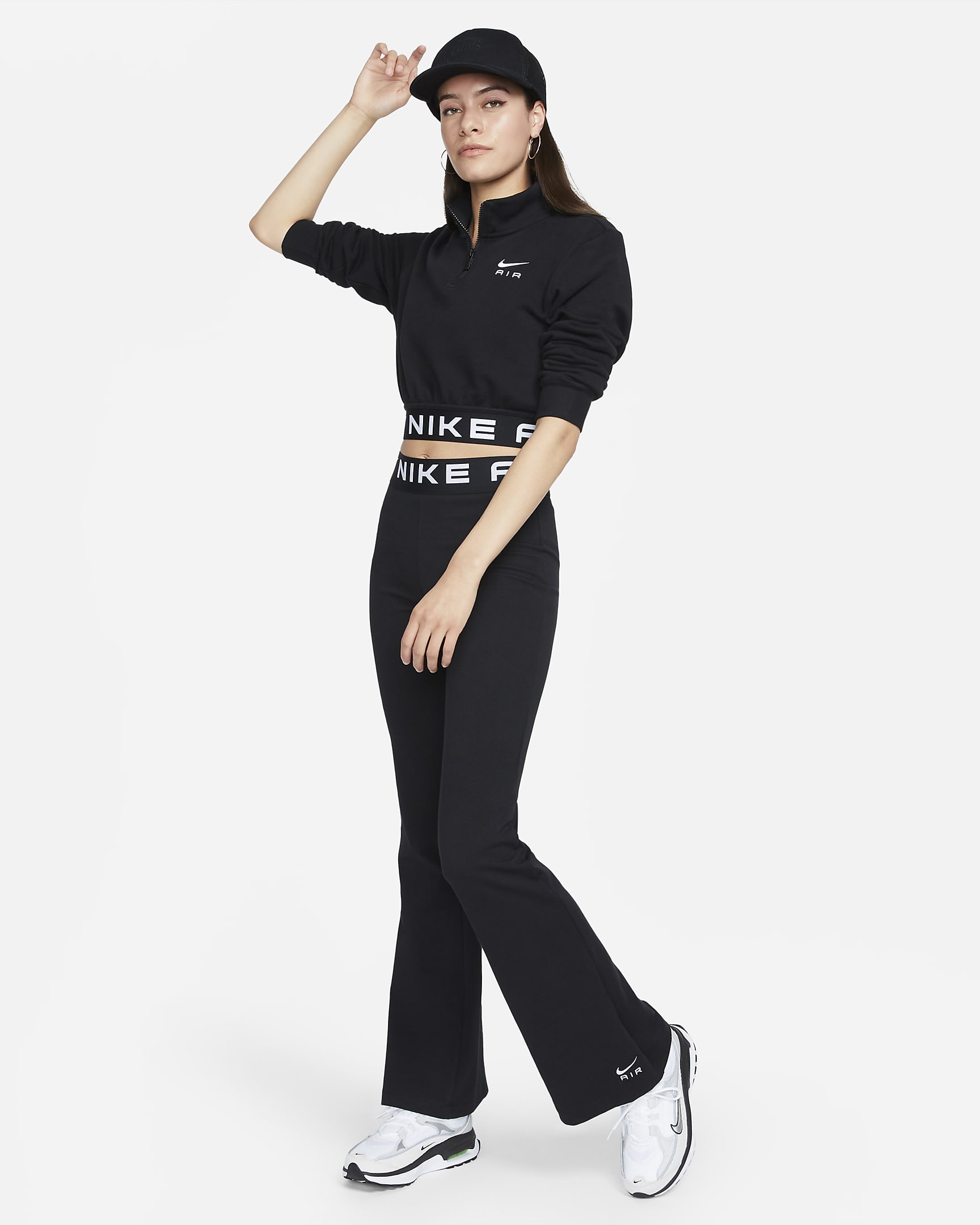 Nike Sportswear Air Women's High-Waisted Flared Leggings. Nike SK