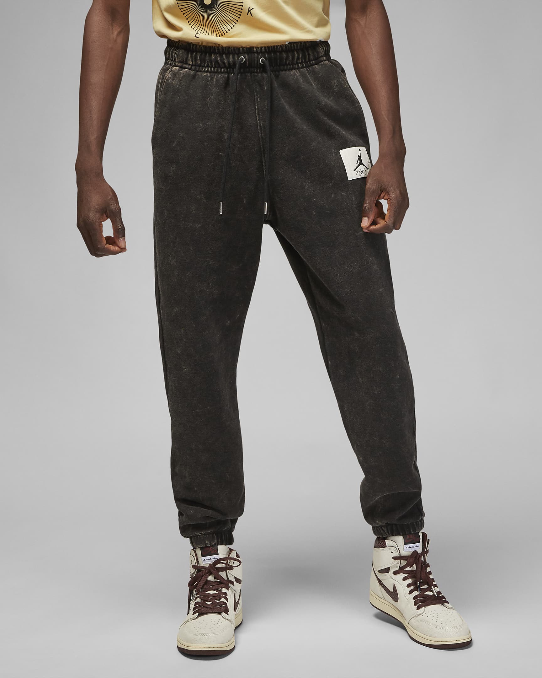 Pantalon délavé Jordan Flight Fleece pour homme. Nike BE