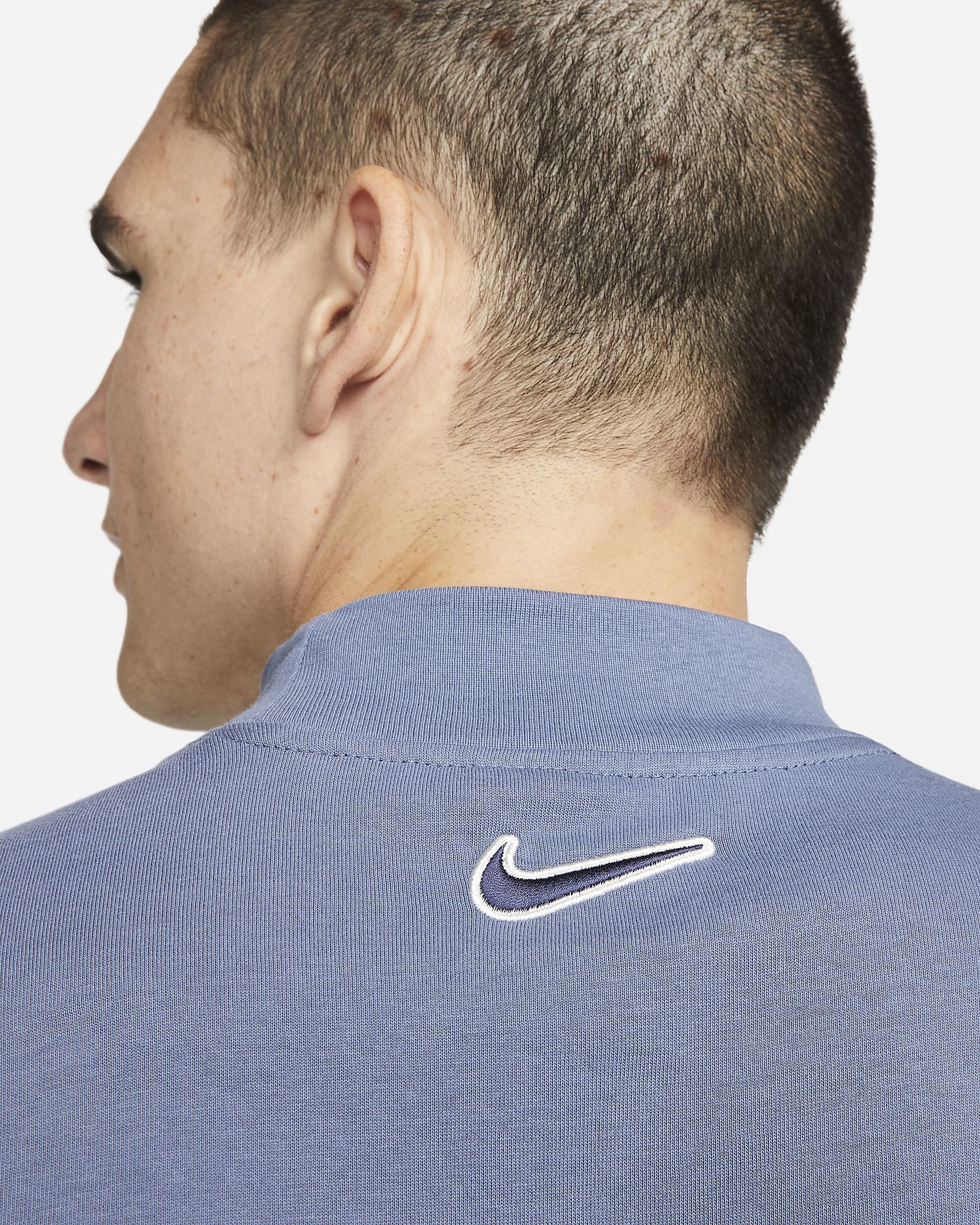 Nike Sportswear Men's Long-Sleeve Mock-Neck T-Shirt. Nike AU