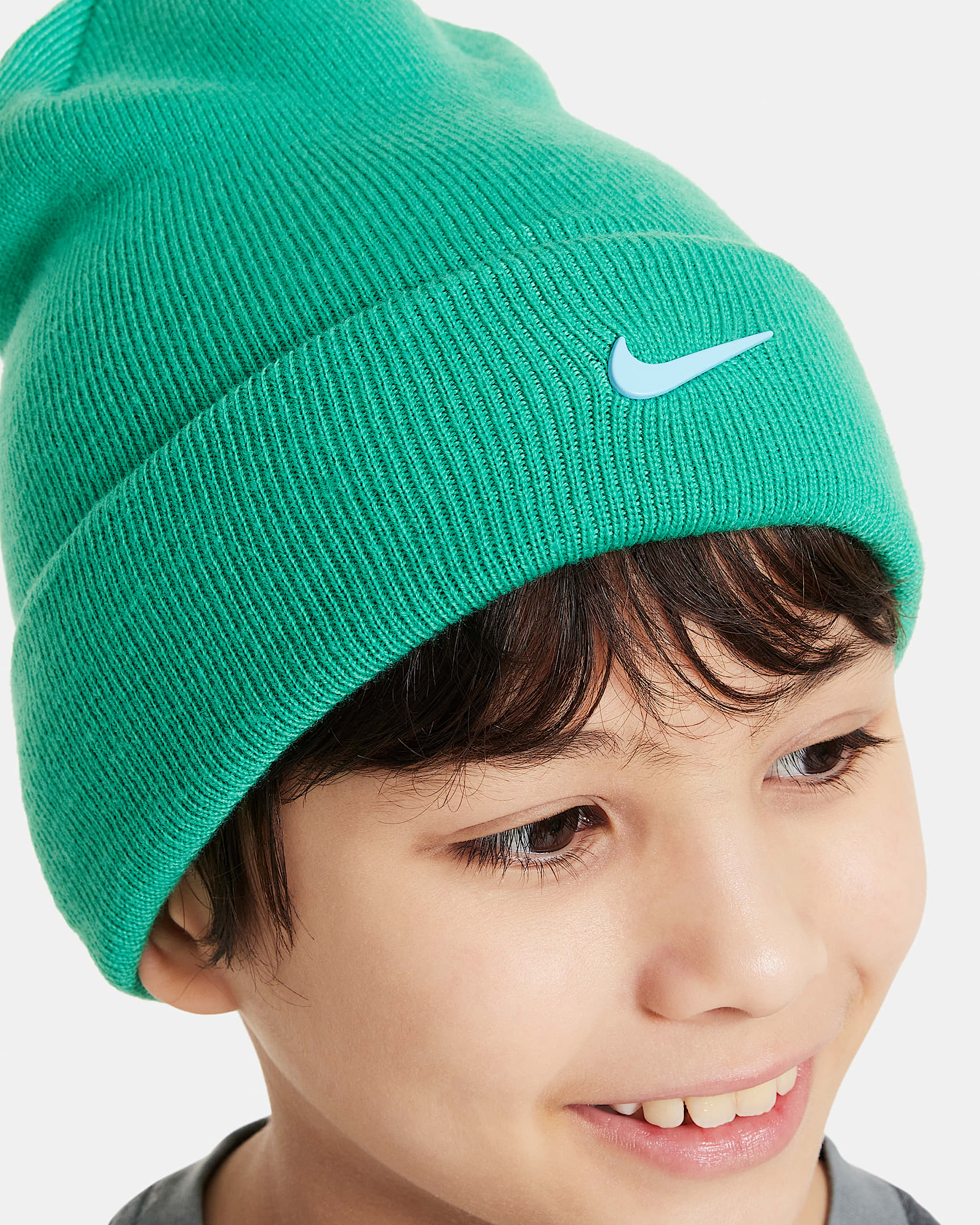 Nike Peak Kids' Swoosh Beanie. Nike LU