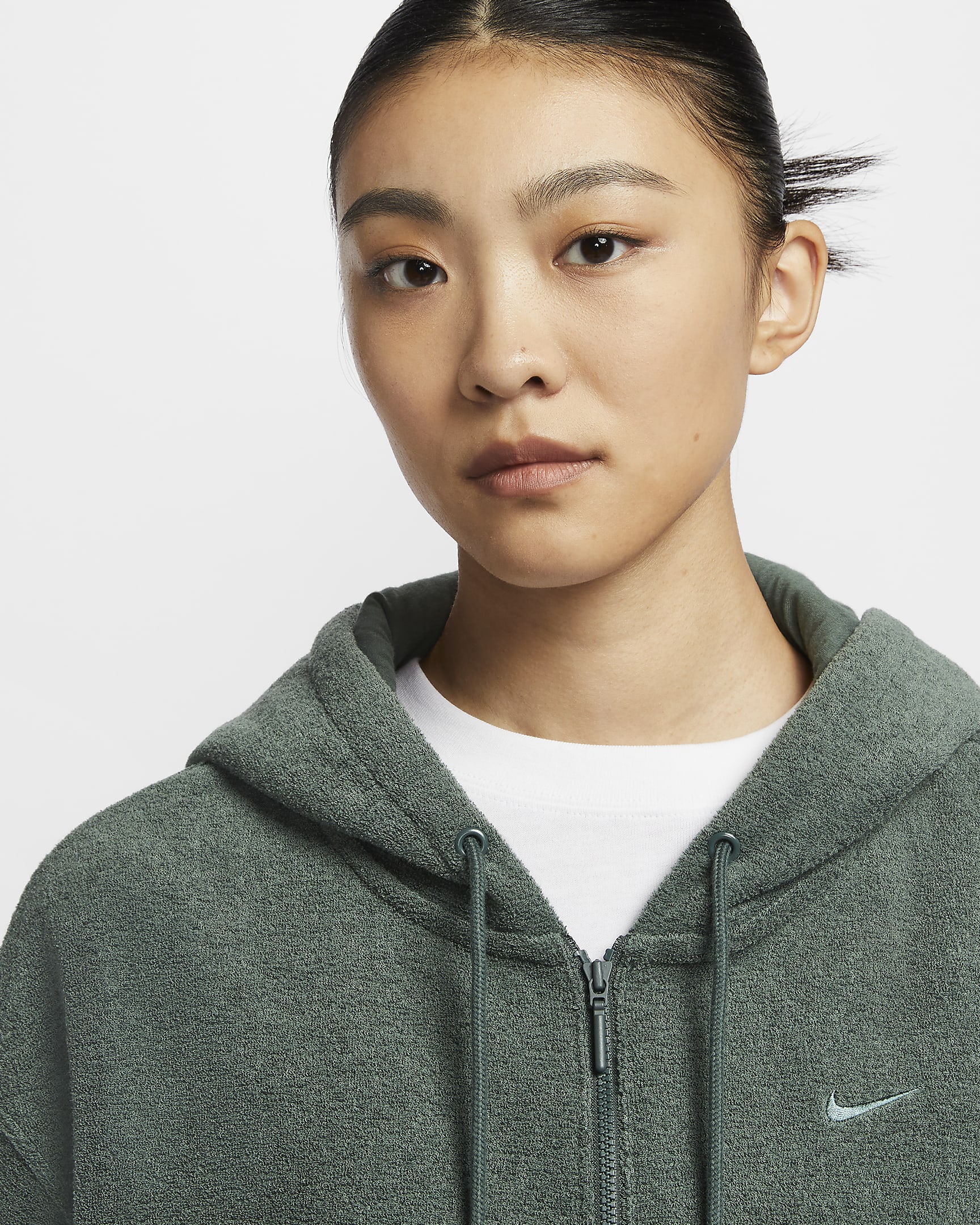 Nike Sportswear Phoenix Plush Women's Oversized Cosy Fleece Full-Zip Hoodie. Nike PH