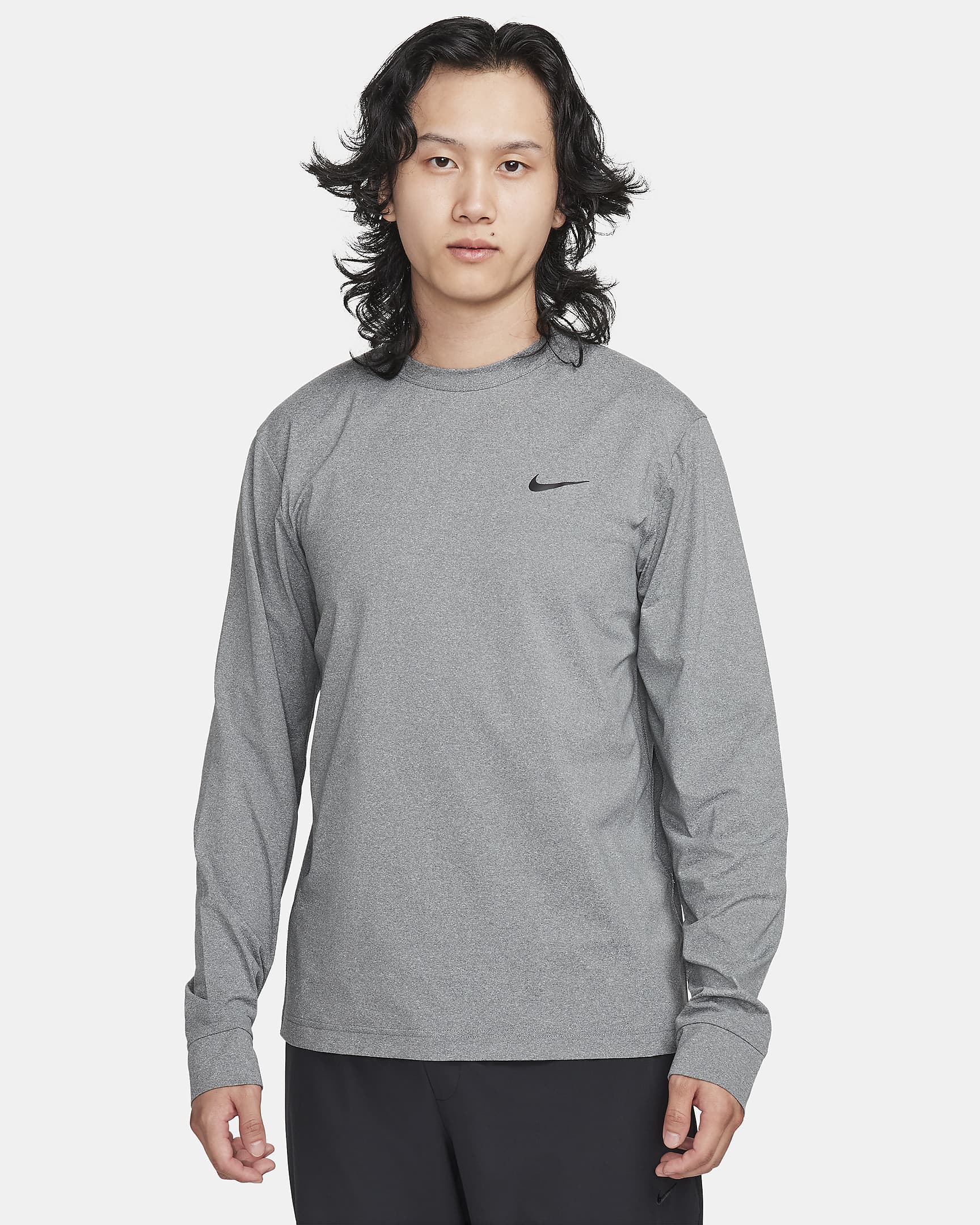 Nike Dri-FIT UV Hyverse Men's Long-Sleeve Fitness Top. Nike JP
