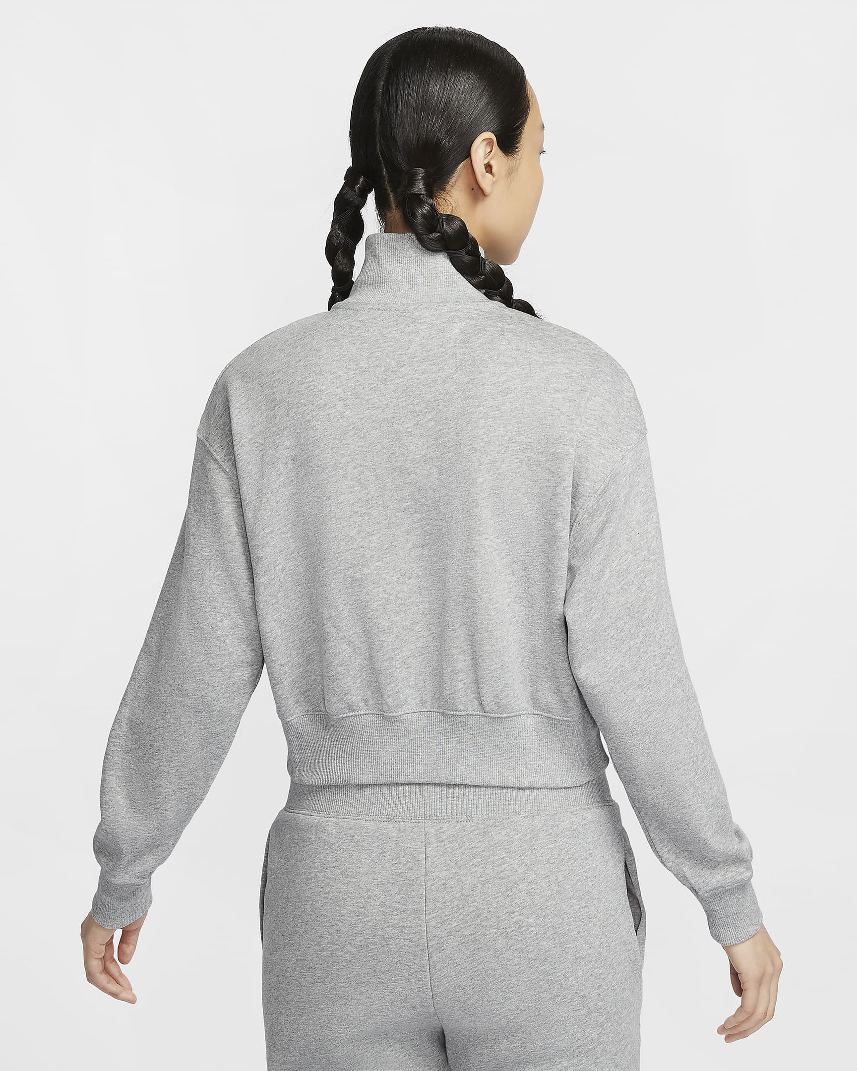 Nike Sportswear Phoenix Fleece Women's 1/4-Zip Cropped Sweatshirt. Nike PH