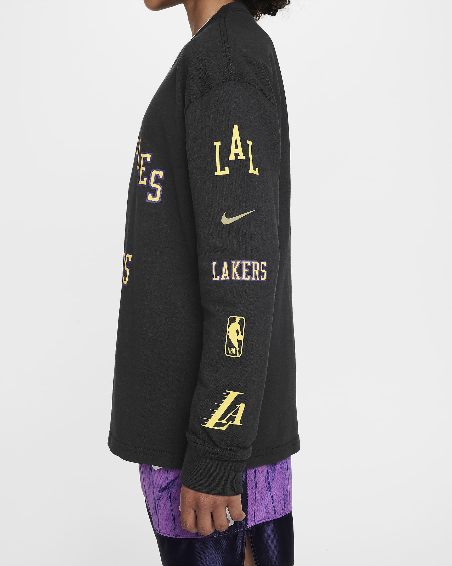 Los Angeles Lakers 2023/24 City Edition Older Kids' (Boys') Nike NBA ...