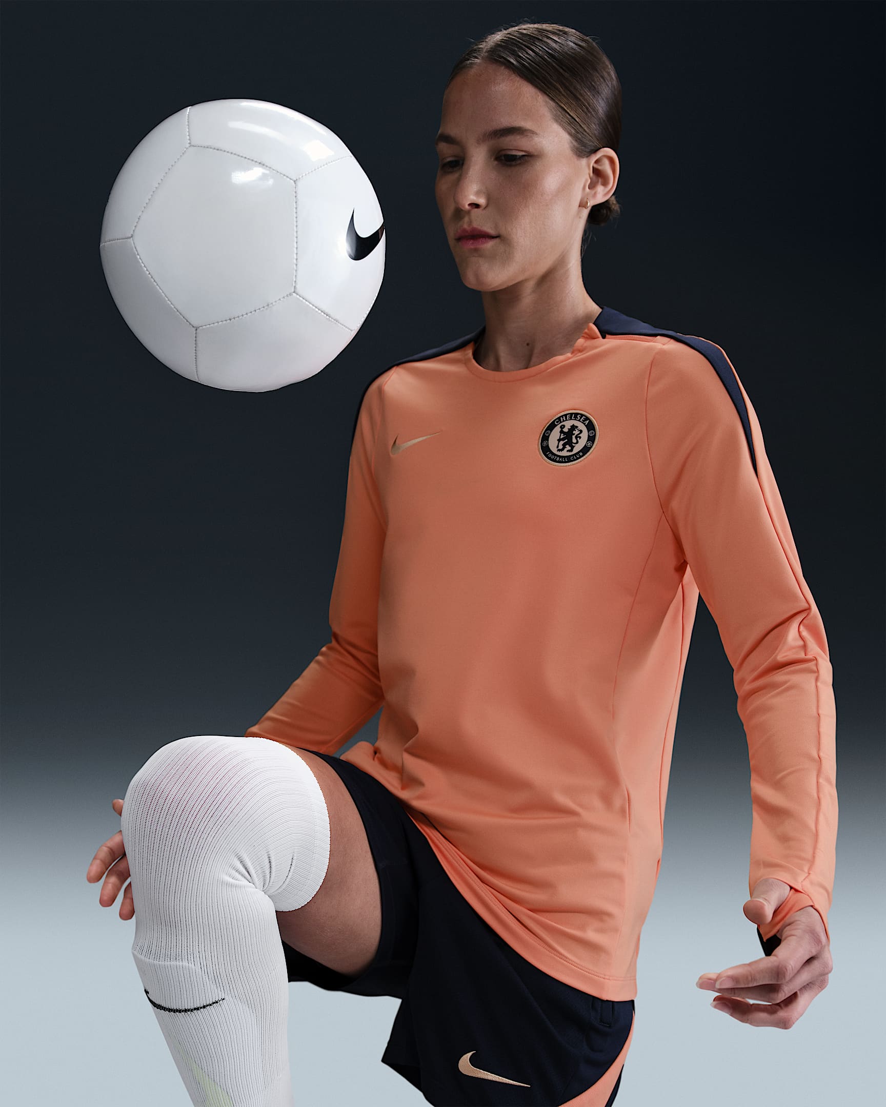 Chelsea F.C. Strike Special Edition Women's Nike Dri-FIT Knit Crew-Neck ...