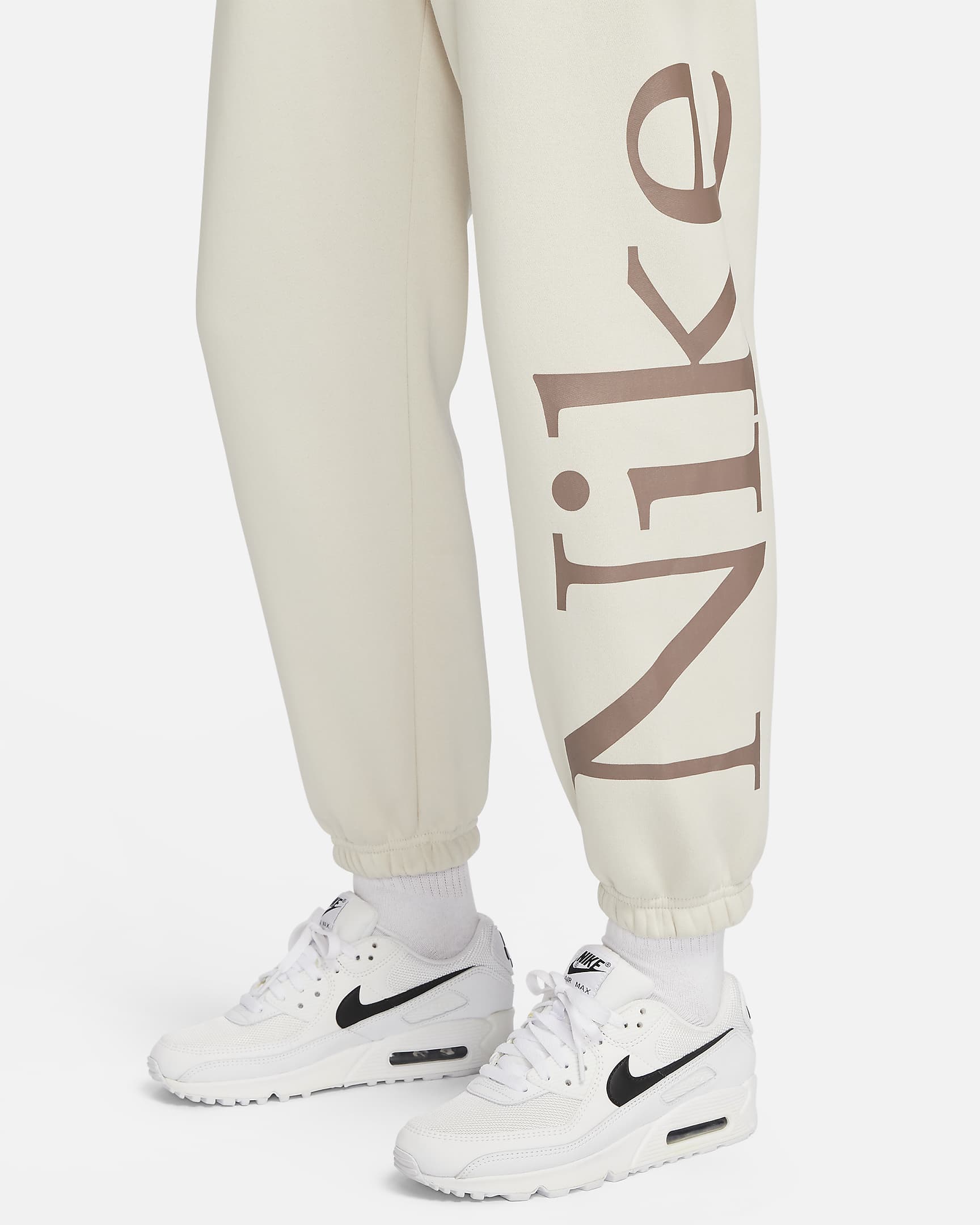 Nike Sportswear Phoenix Fleece Women's Oversized Logo Sweatpants. Nike JP