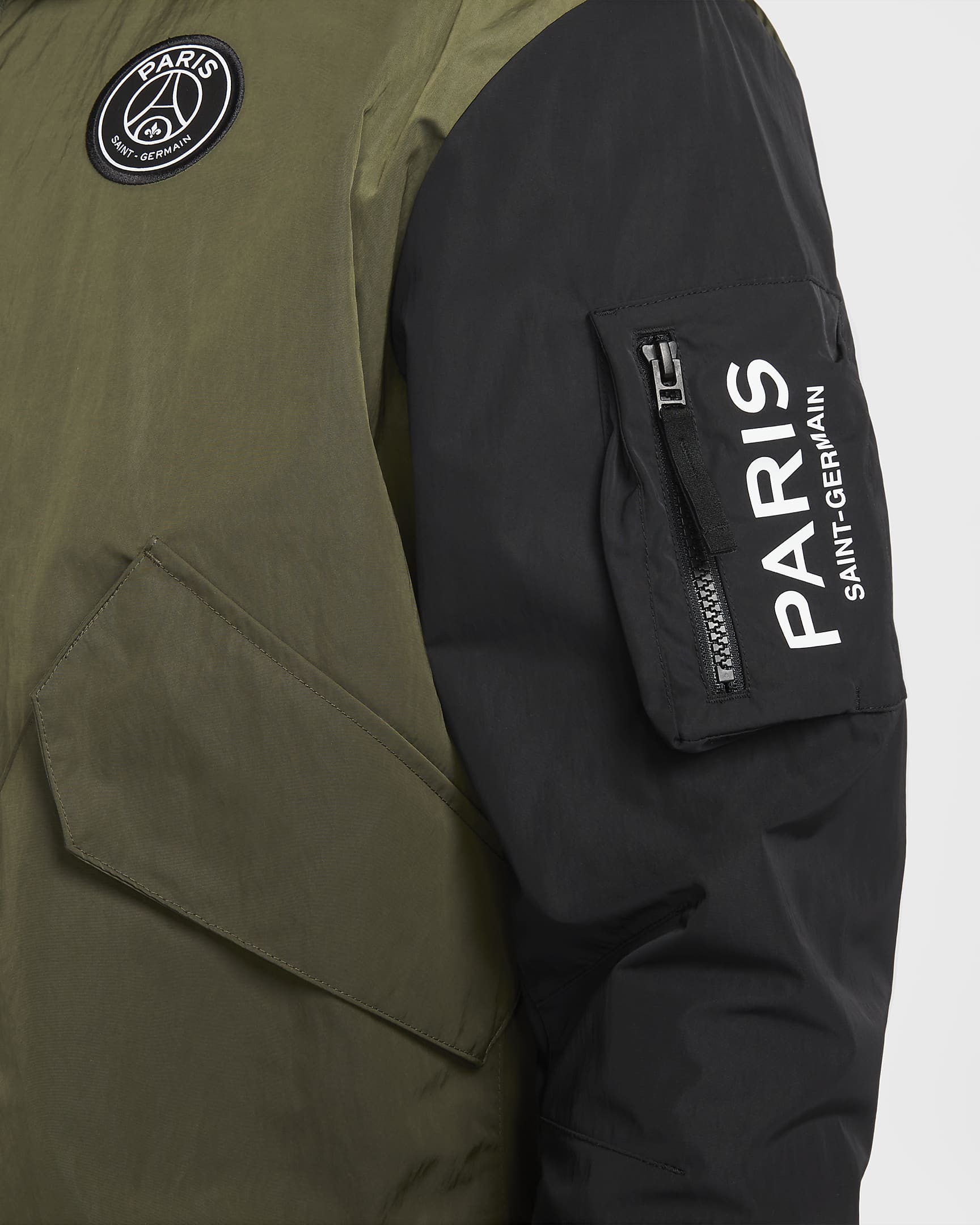 Paris Saint-Germain Men's Unlined Full-Zip Bomber Jacket. Nike DK