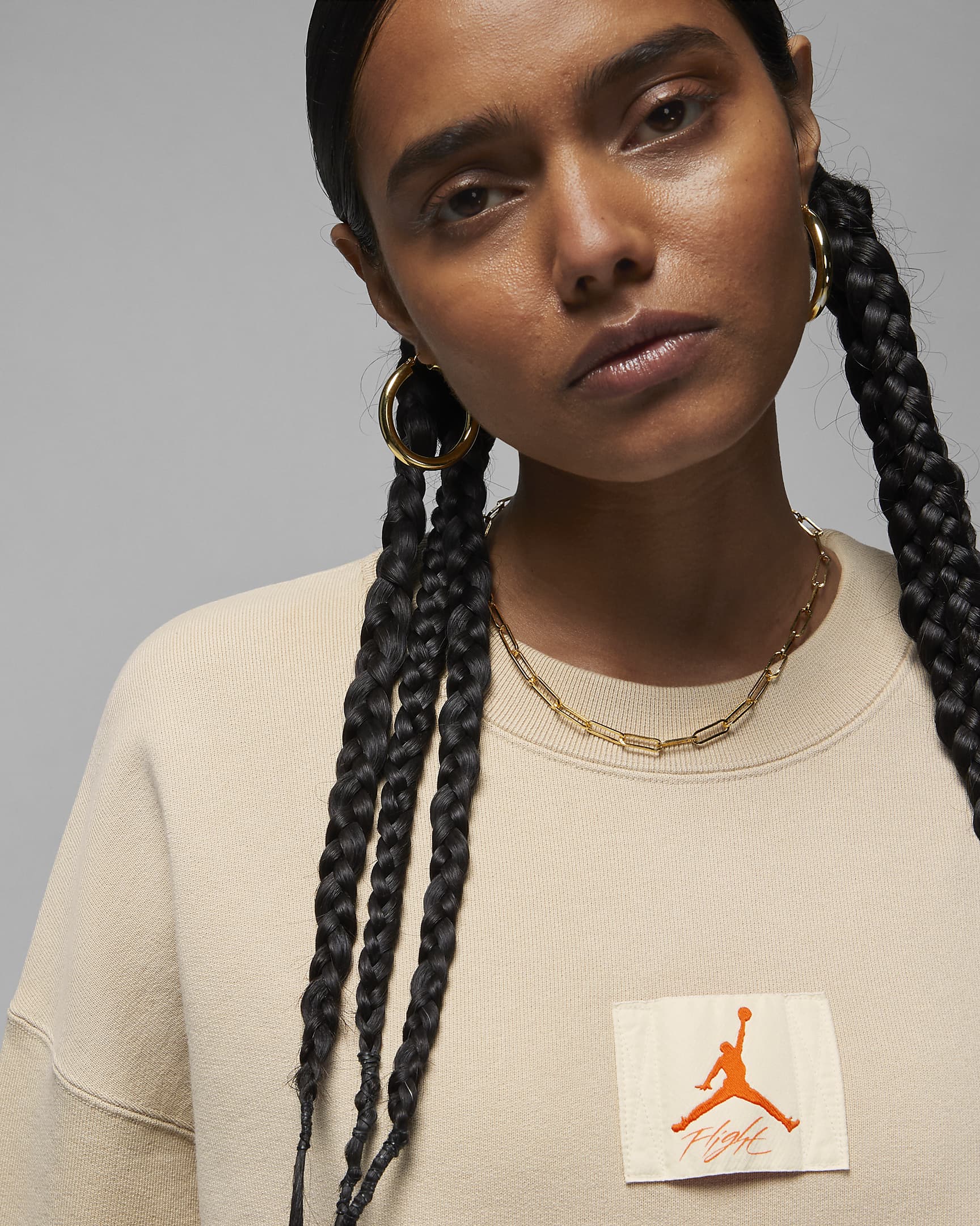 Jordan x Shelflife Women's Crew-Neck Sweatshirt. Nike SA