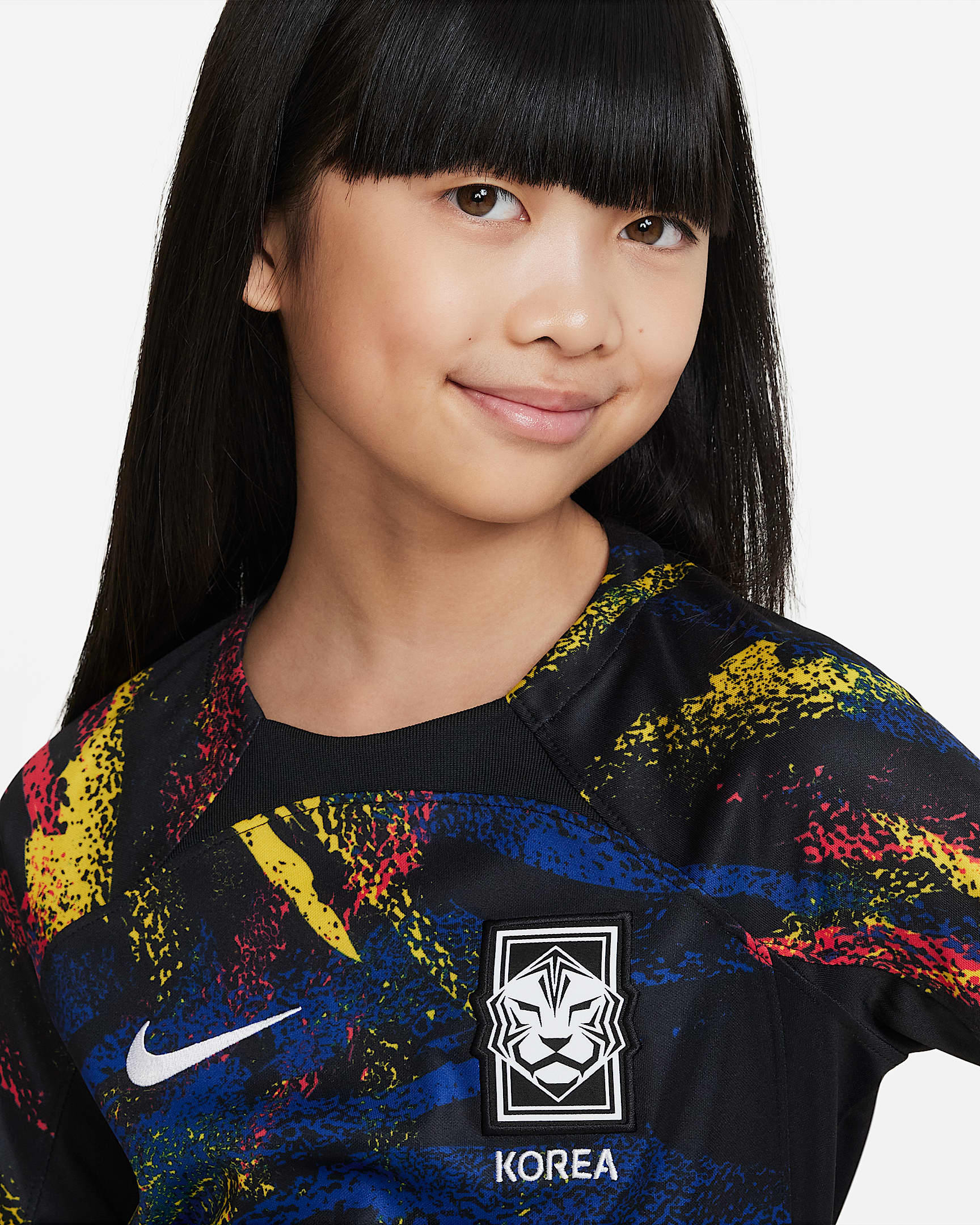 Korea 2022/23 Stadium Away Older Kids' Nike Dri-FIT Football Shirt. Nike AE