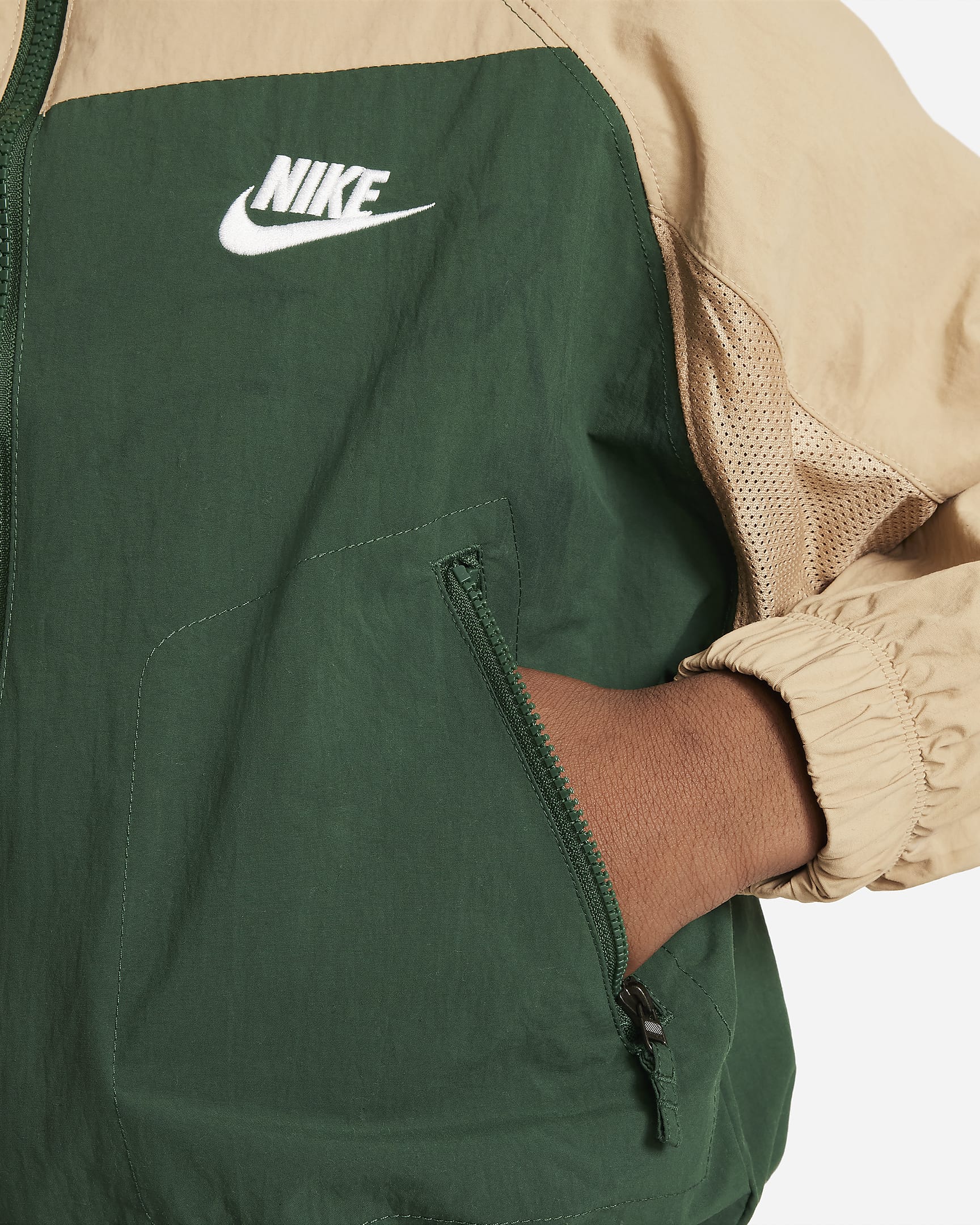 Nike Sportswear Amplify Big Kids' Woven Full-Zip Jacket. Nike JP