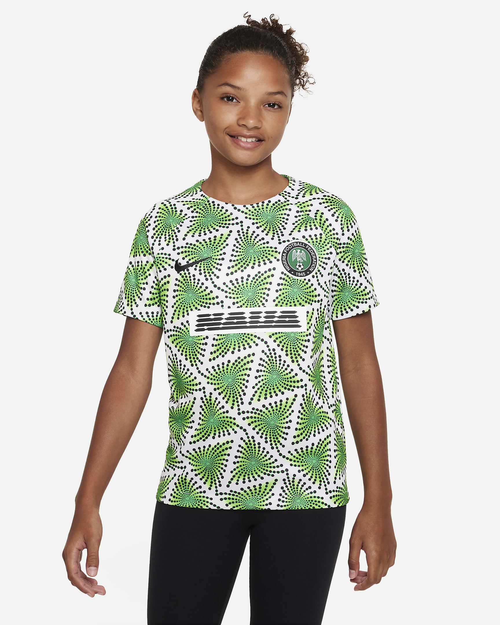 Nigeria Academy Pro Older Kids' Nike Dri-FIT Pre-Match Football Top ...