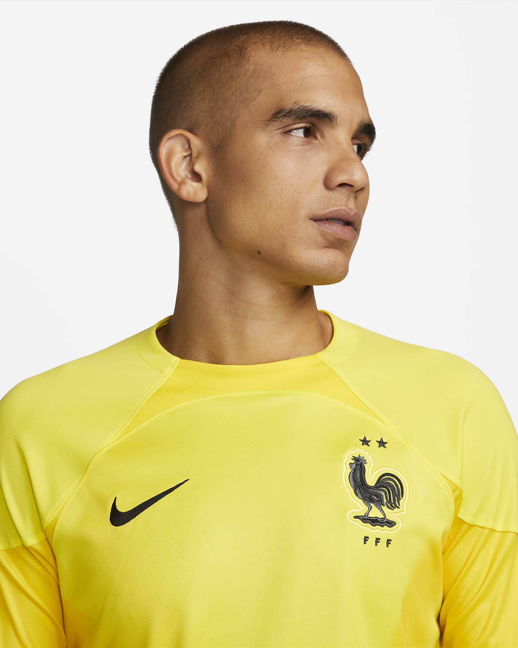 FFF 2022/23 Stadium Goalkeeper Men's Nike Dri-FIT Football Shirt. Nike NZ