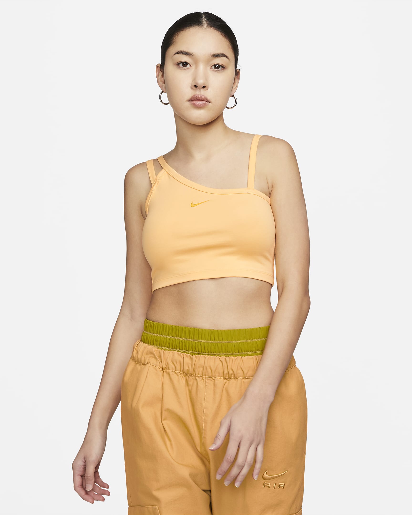 Nike Sportswear Everyday Modern Women's Asymmetrical Crop Tank. Nike IN