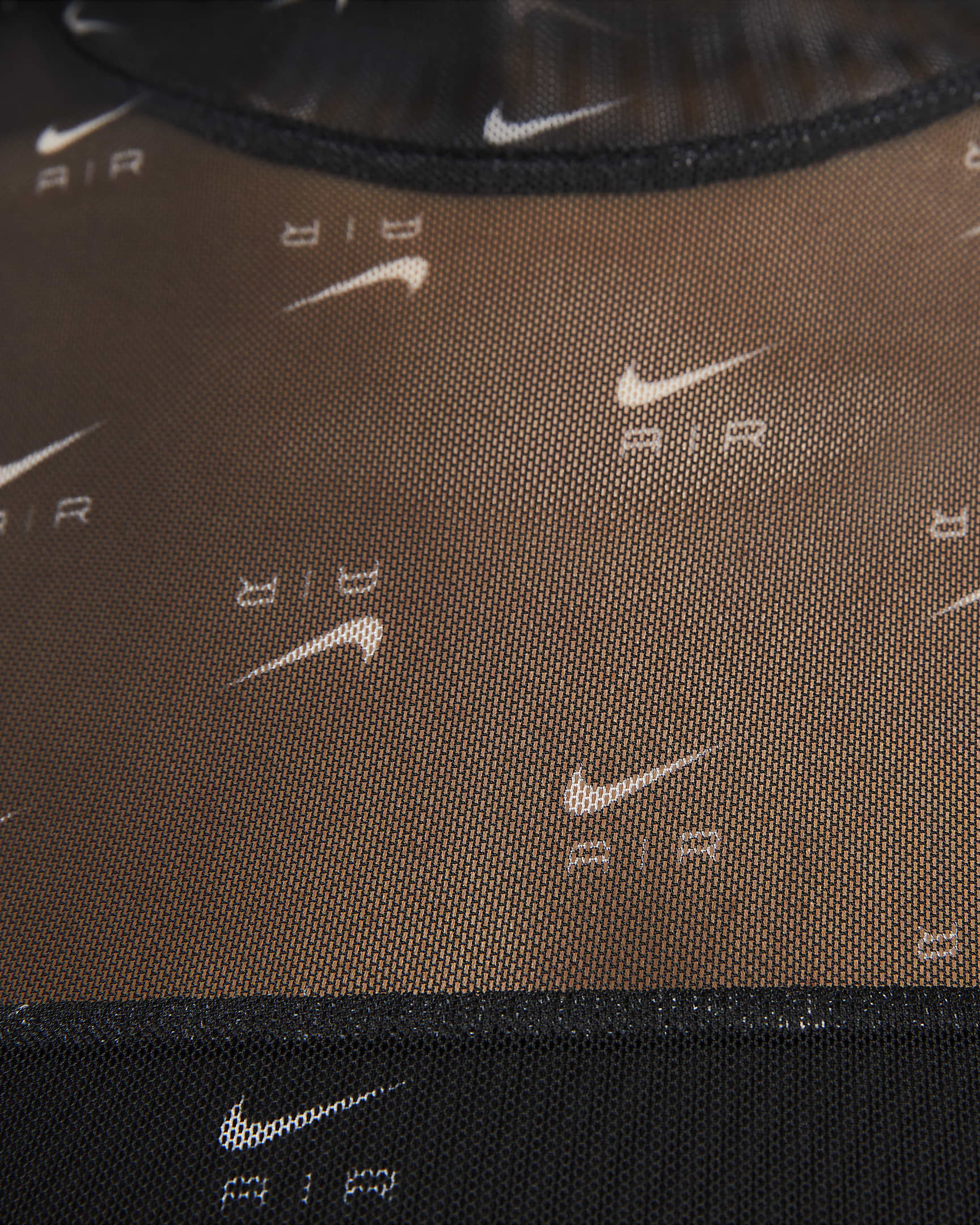 Nike Air Women's Printed Mock-Neck Bodysuit. Nike HR