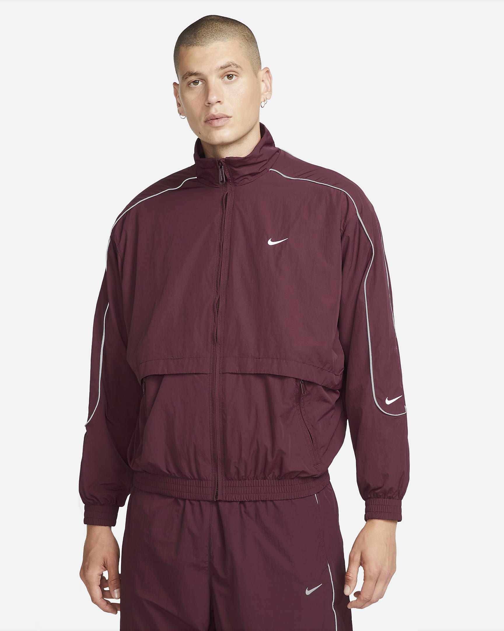 Veste De Survêtement Tissée Nike Sportswear Solo Swoosh Pour Homme Nike Lu